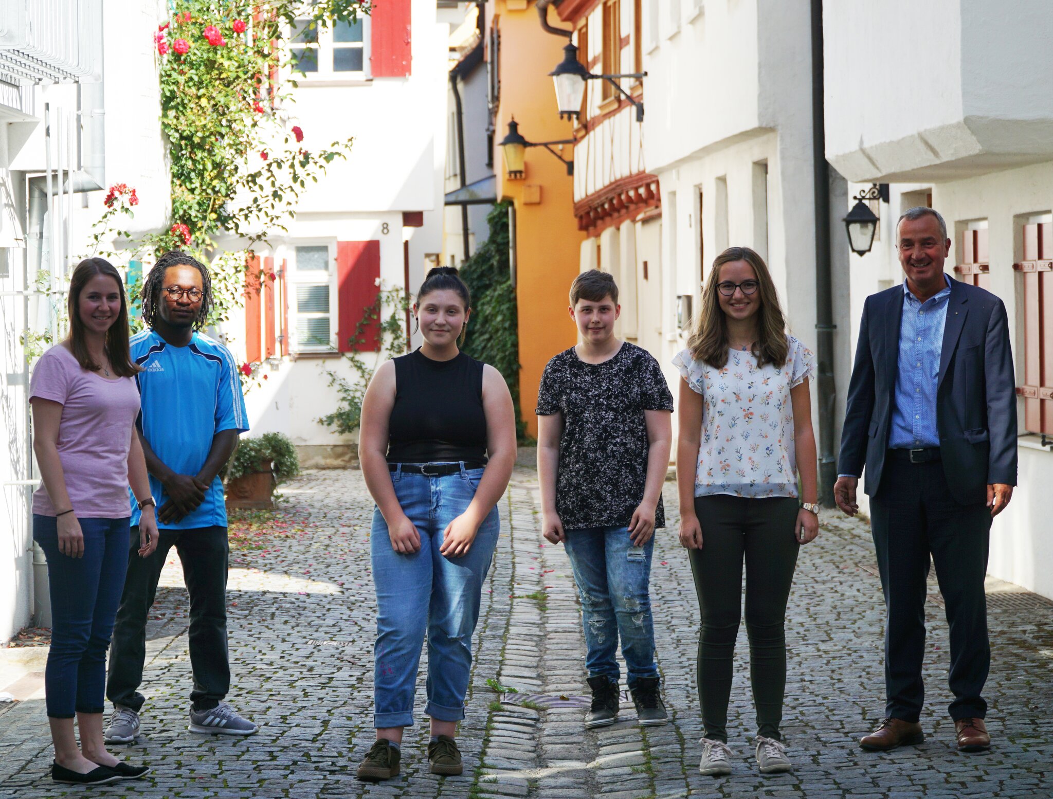 Acht neue Auszubildende bei der Stadt Günzburg - Günzburg