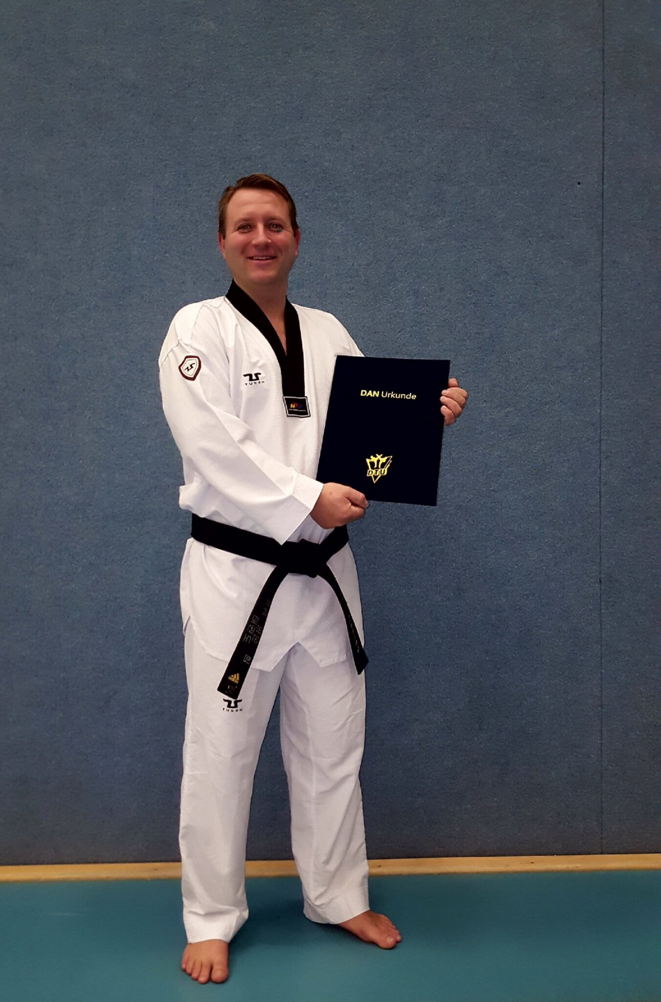 Jens Büsing vom TDC Mu-Do-Kwan Lehrte e.V. erhält 2. Dan - Lehrte