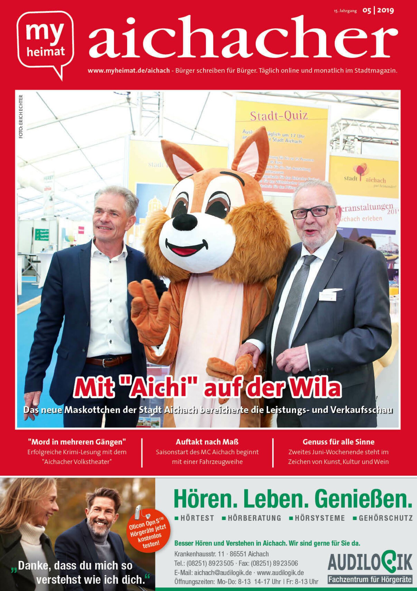 Jetzt neu! Den „aichacher“ 05/2019 hier als E-Paper lesen - Aichach