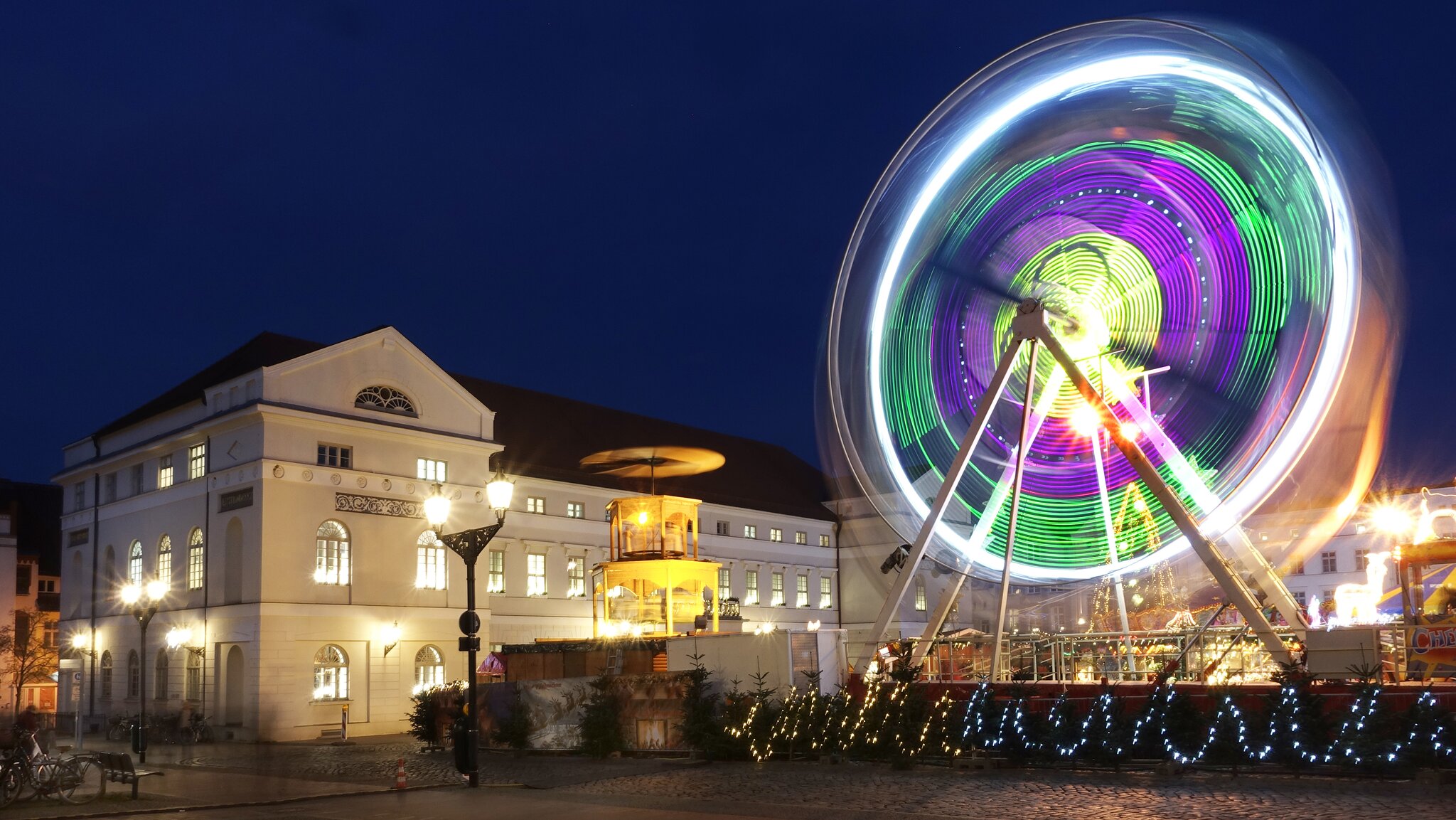 Auf dem Wismarer Weihnachtsmarkt 2019 - Wismar