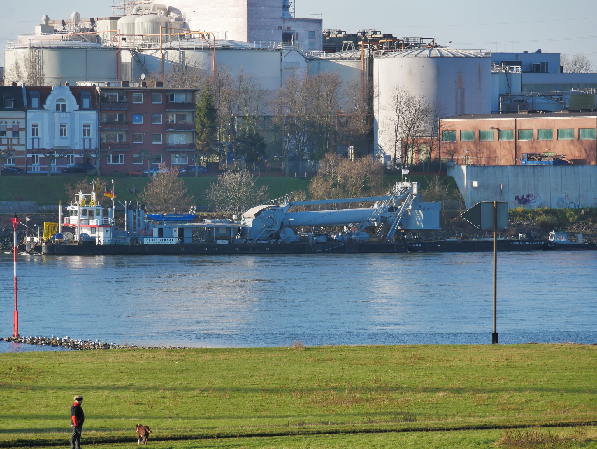 Taucherglockenschiff (TGS) "Carl Straat" in Homberg - Duisburg