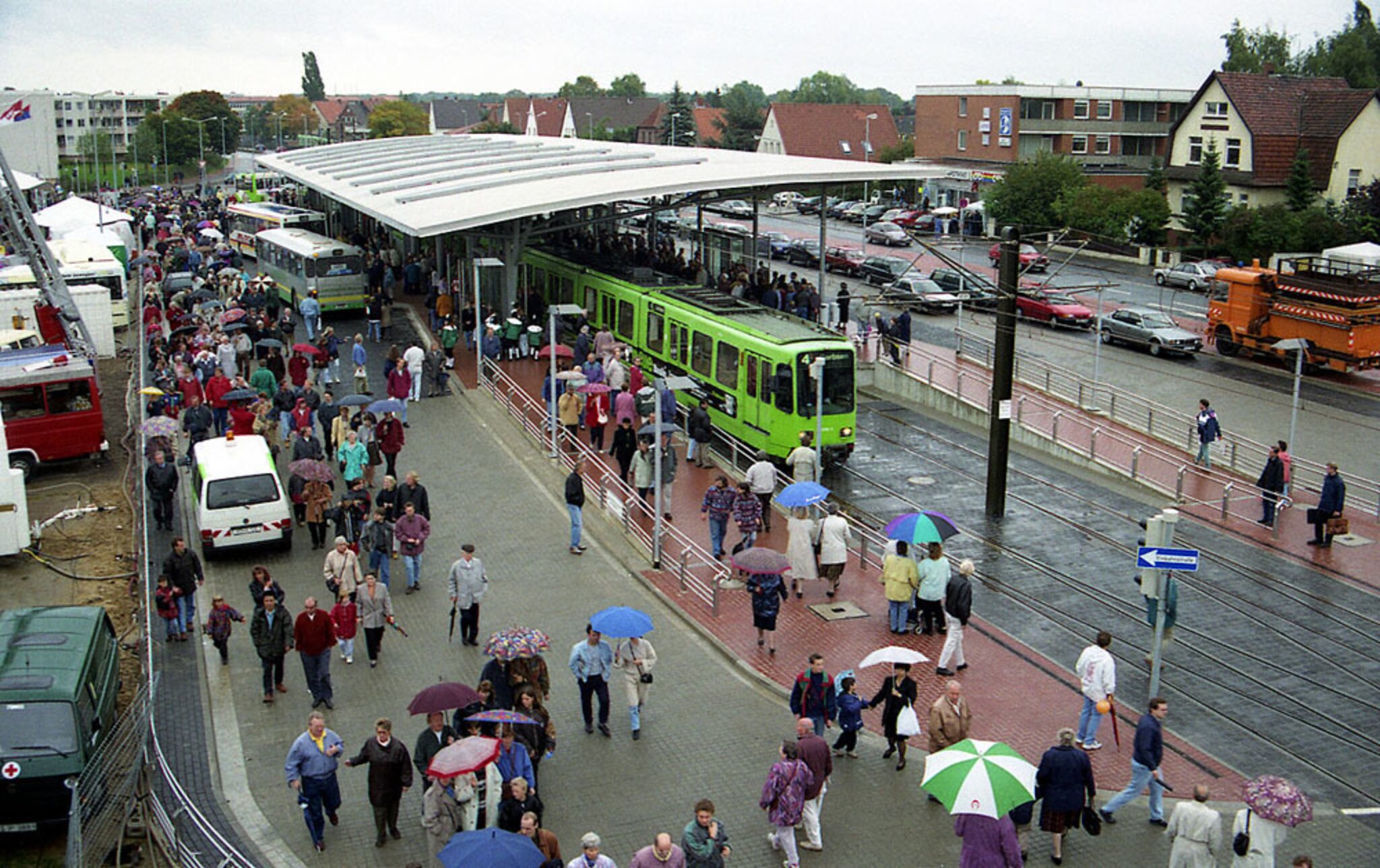 Damals in Garbsen: Als die erste Stadtbahn in die Nachbarstadt fuhr ...