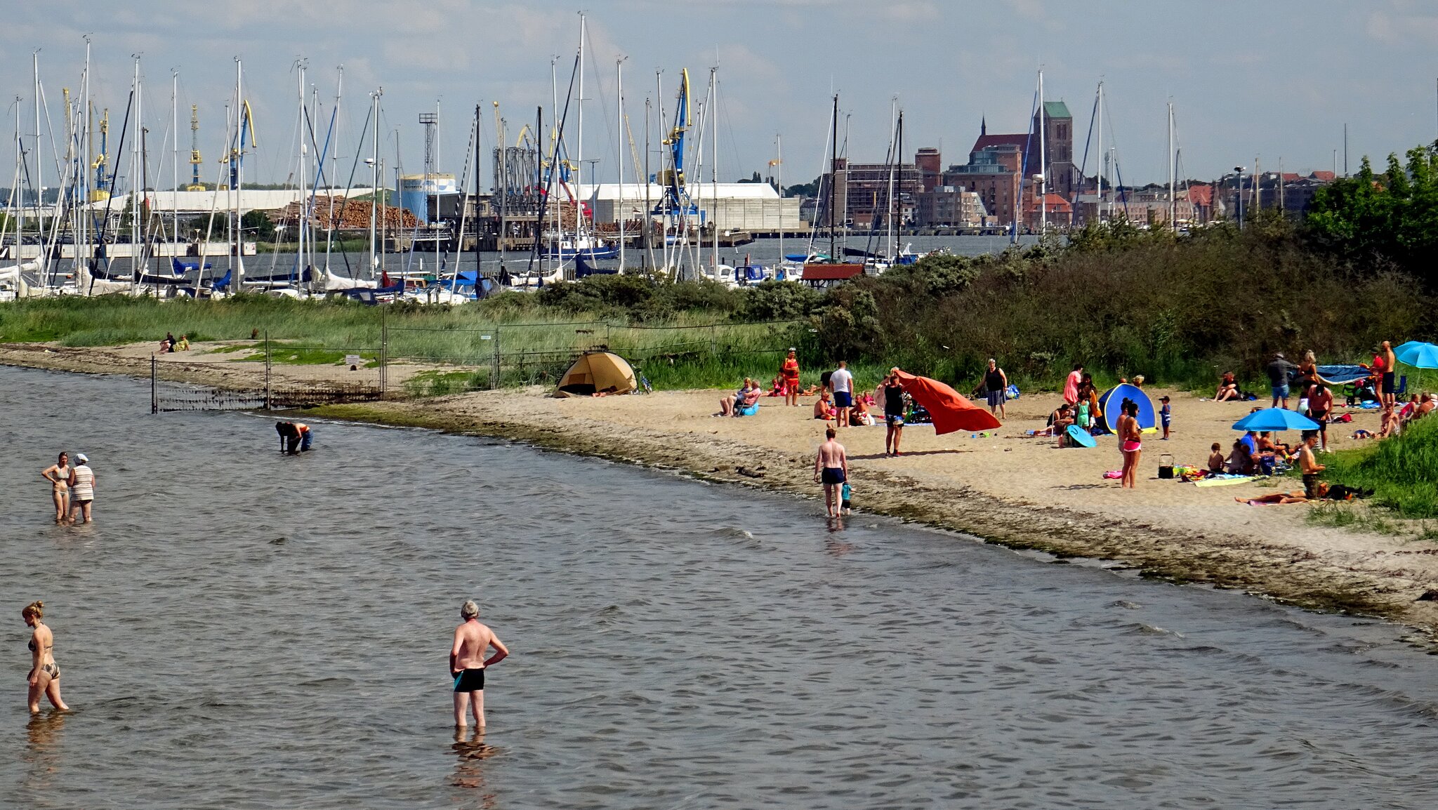 Am Badestrand von Wismar-Wendorf - Wismar