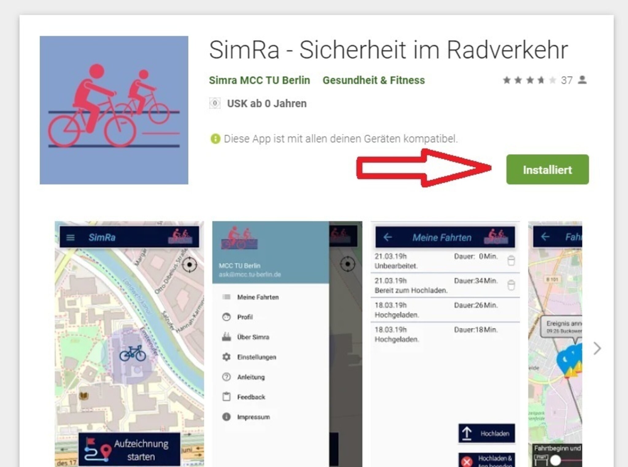SimRa: Diese kostenfreie App macht das 🚲-Fahren - mit dem Handy - sicher(er)! - Langenhagen