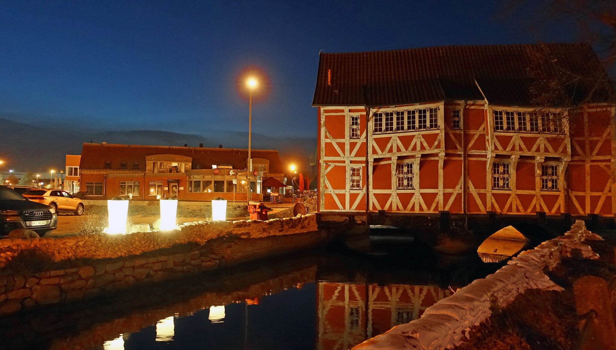 Abends in der Altstadt von Wismar - Wismar