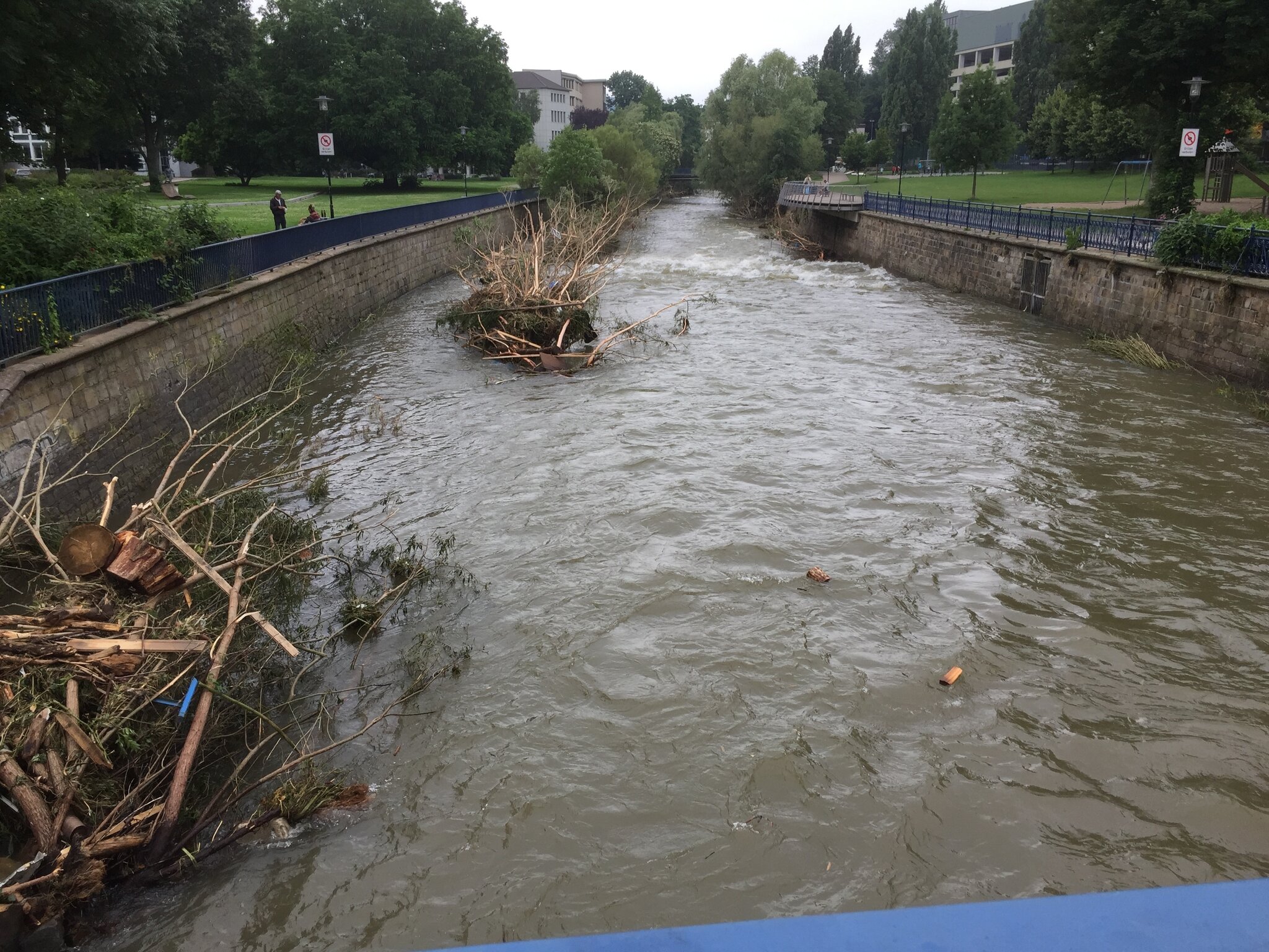 Volme Hochwasser - Hagen (NW)