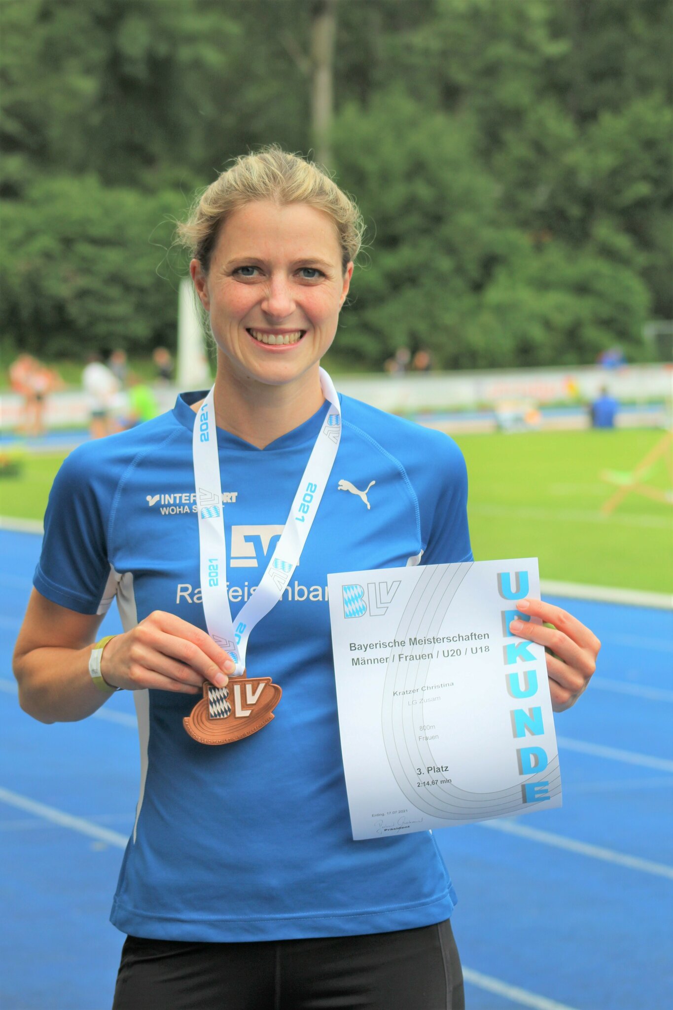 Christina Kratzer unter den Top Drei in Bayern - Meitingen