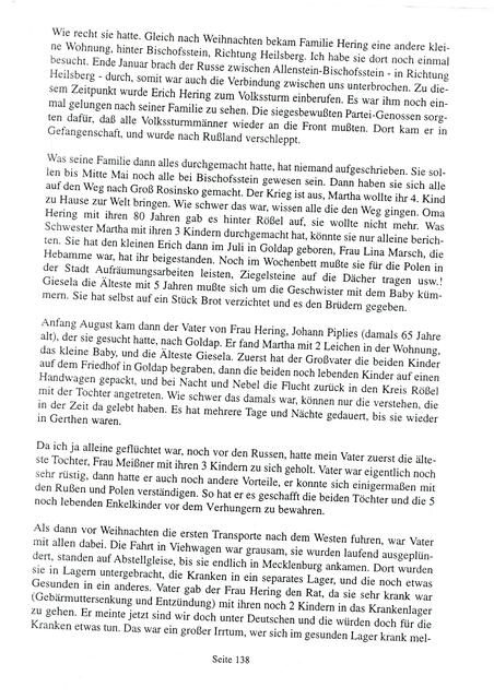 Familie Bendrich ,Summau Kreis Goldap, Ostpreußen - Mühlhausen (TH)