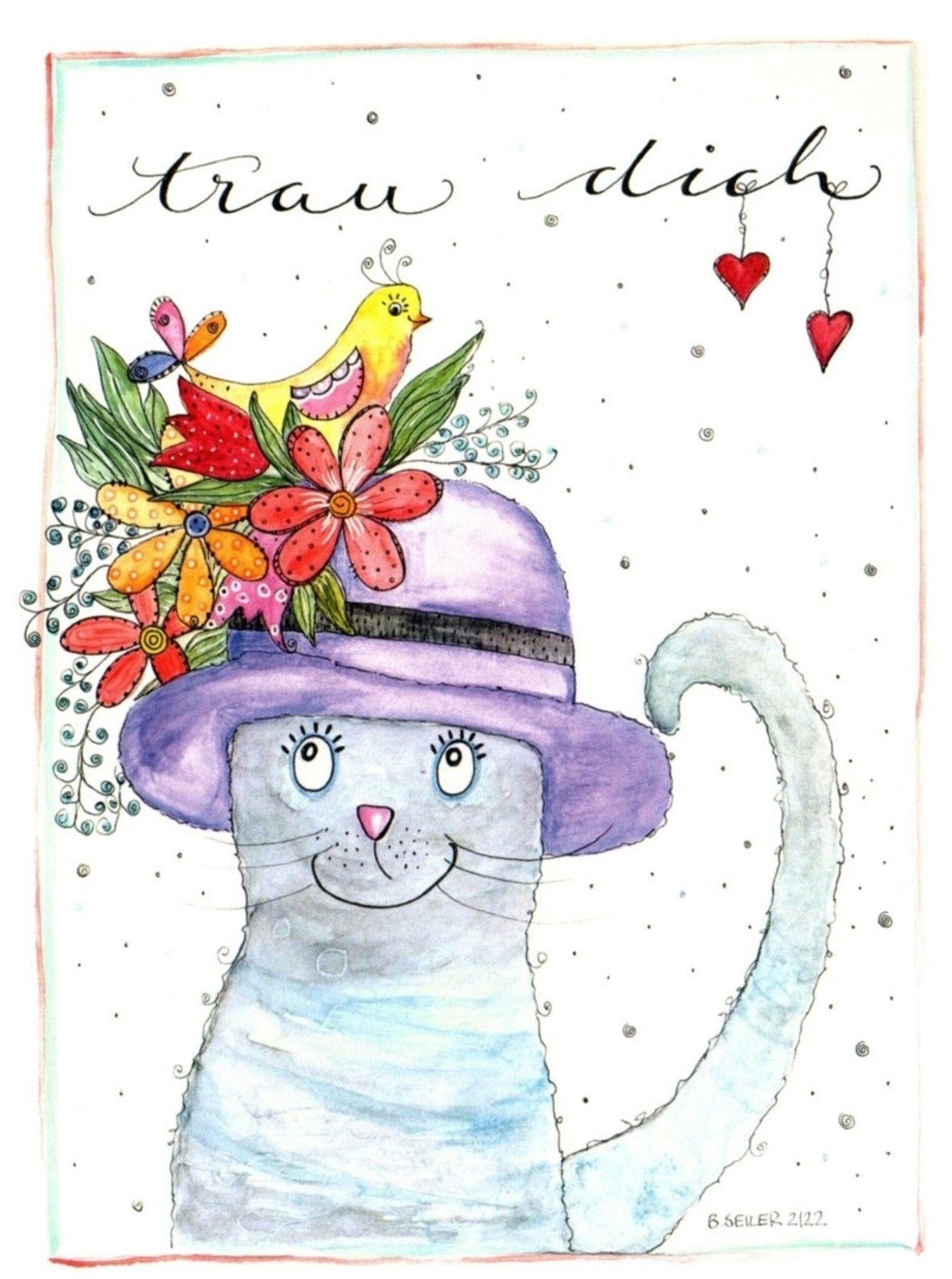 Karten mit Herz - Kunst für Kinder - Gersthofen