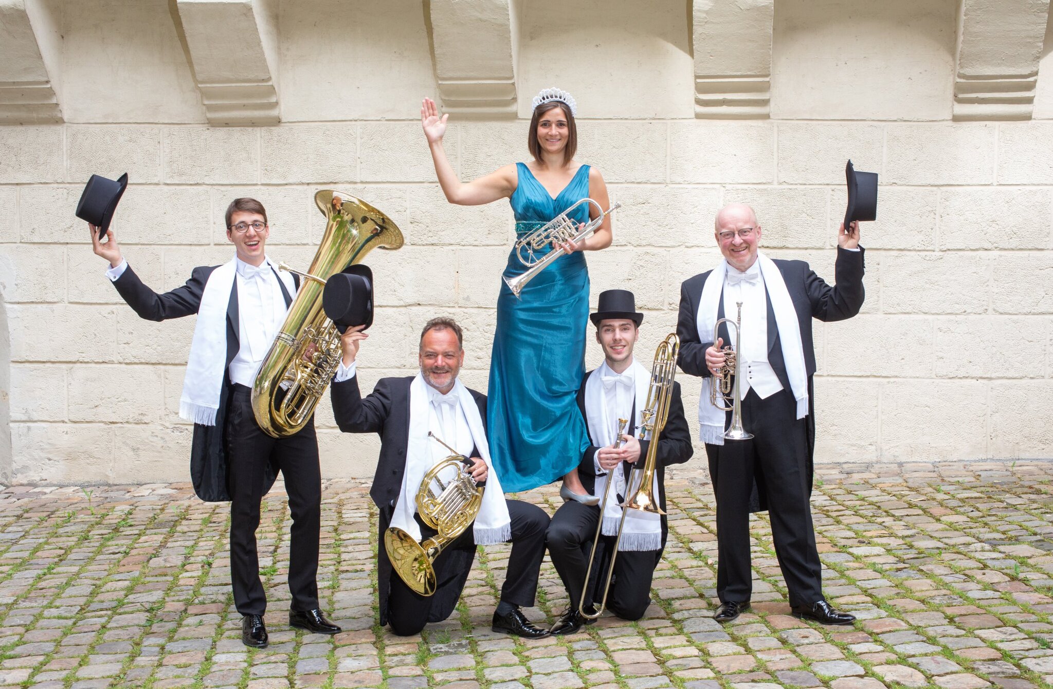 Harmonic Brass konzertiert in Friedbergs Partnerstadt Völs am Schlern ...