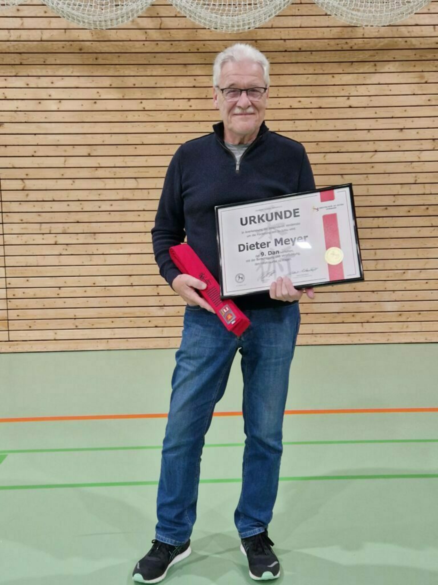 9. Dan Ju-Jutsu für Dieter Meyer - Germering
