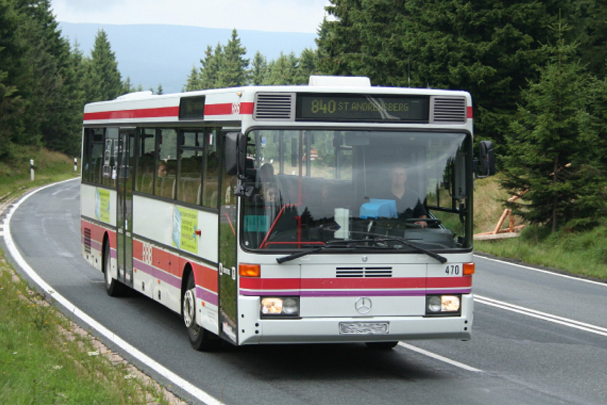 809b. Newsletter Südharzstrecke: Mit dem Linienbus in den winterlichen ...