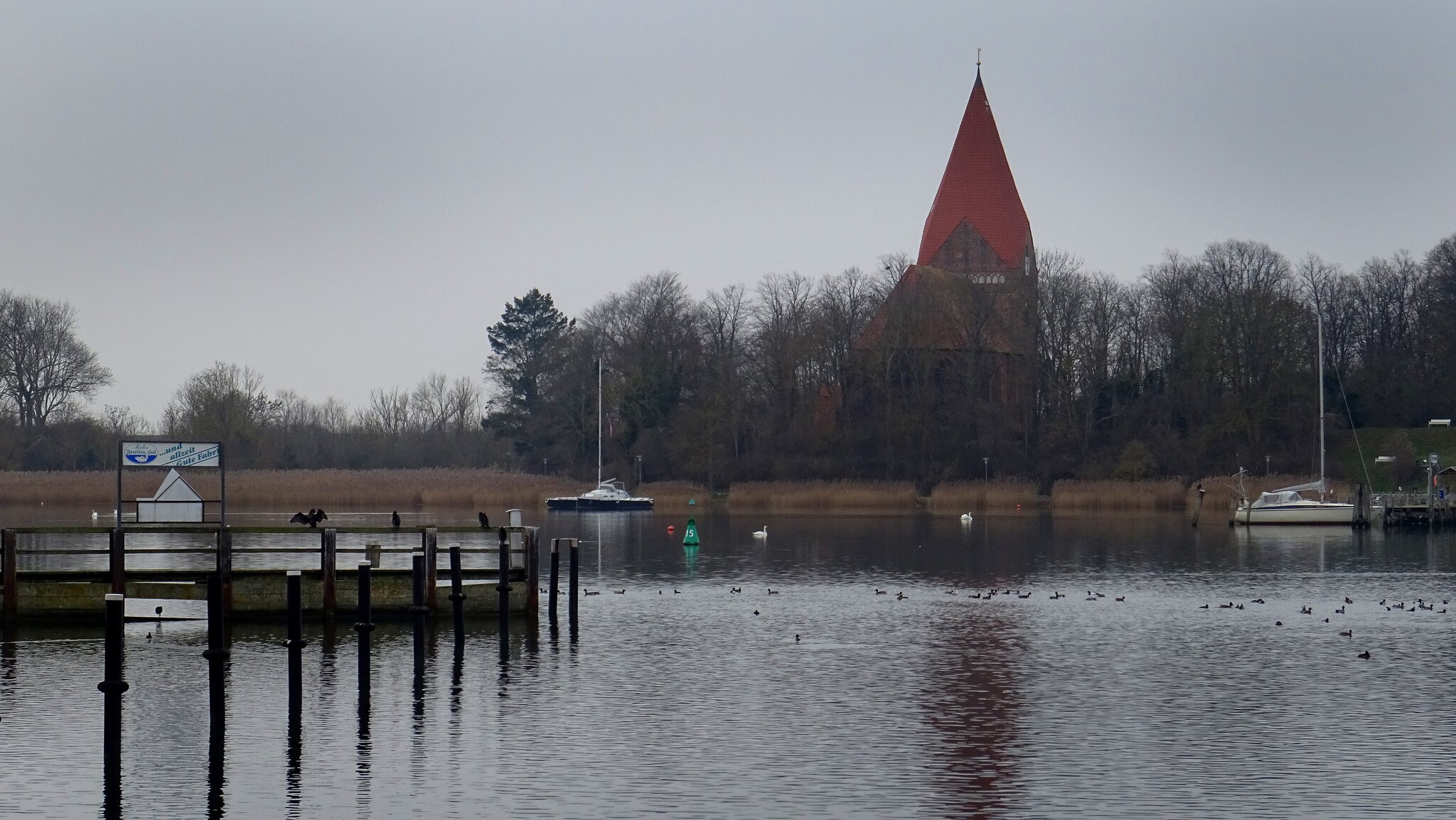 Am Poeler Kirchsee: Ausblicke von der Marina Niendorf - Insel Poel