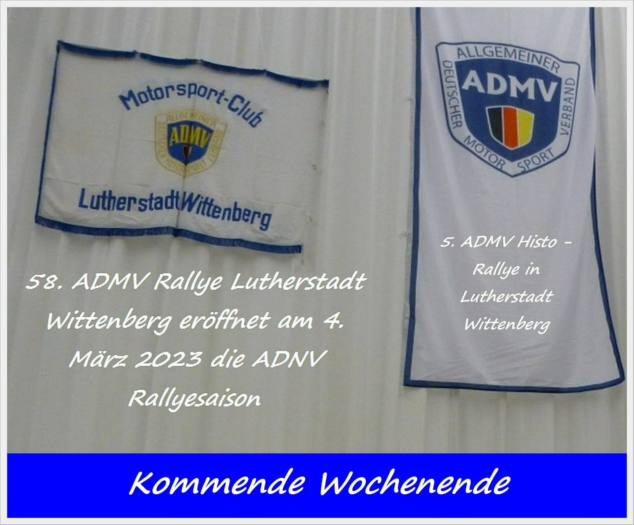 Was ist los ?: Die 58. ADMV Rallye in Lutherstadt Wittenberg / 5. ADMV ...