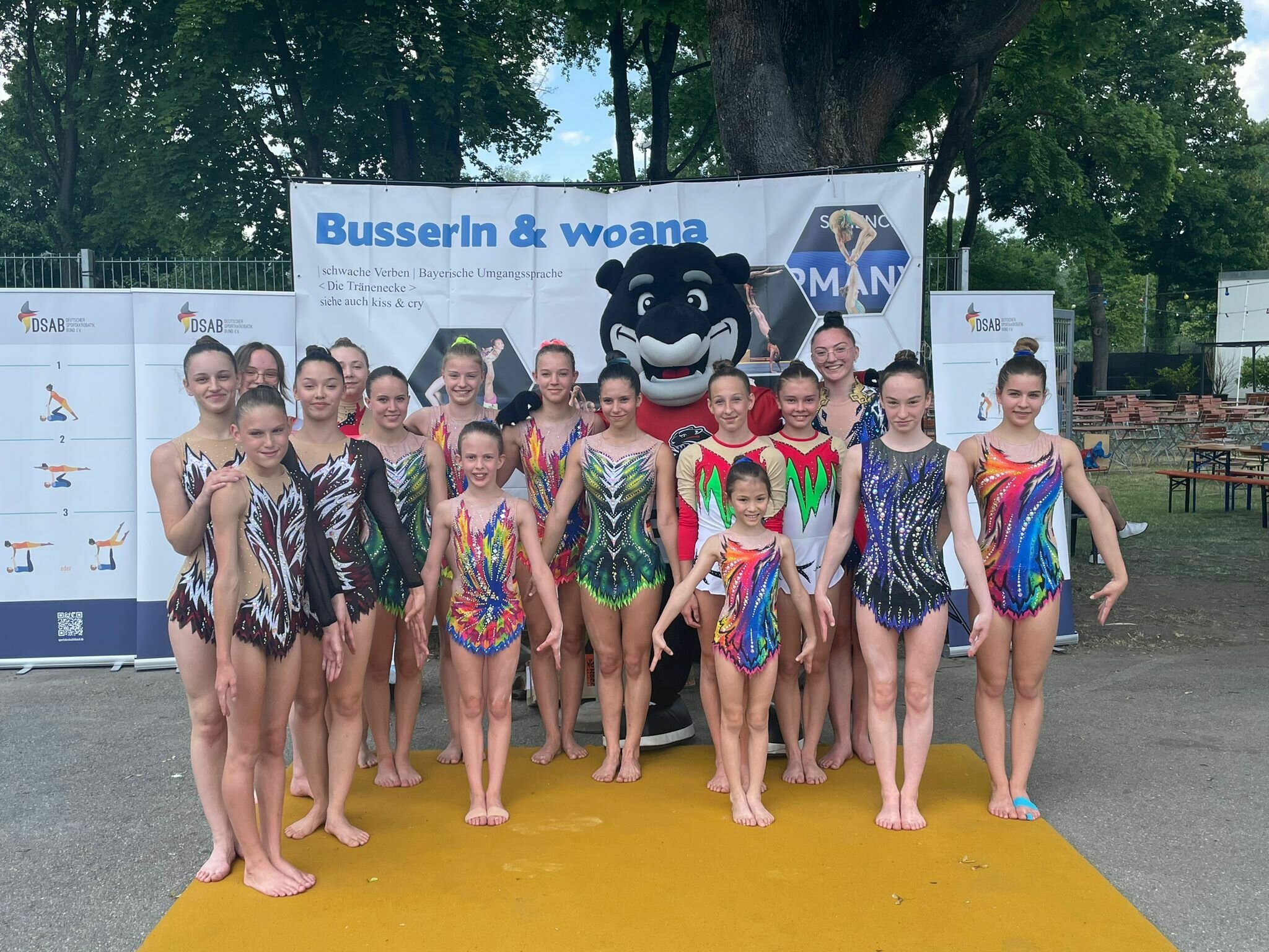 Sportakrobatik Augsburg: Auftritt beim Max Gutmann Sportfest - Augsburg