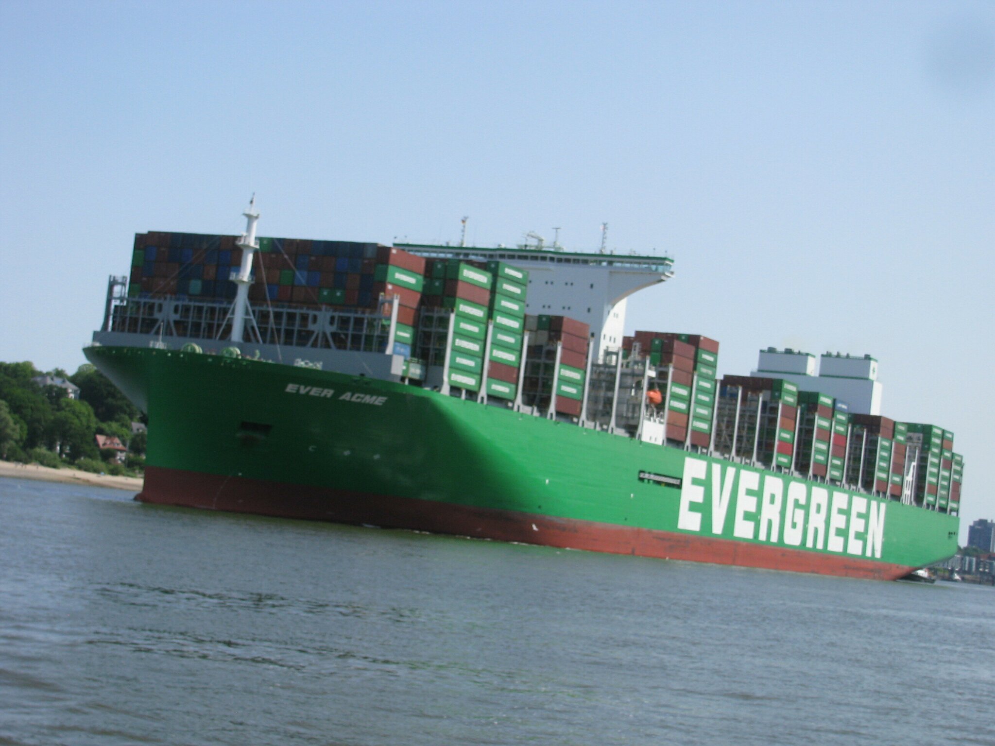 SCHIFFSPOTTER!: DIE EVER ACME IST AUF DER ELBE IN HAMBURG UNTERWEGS ...