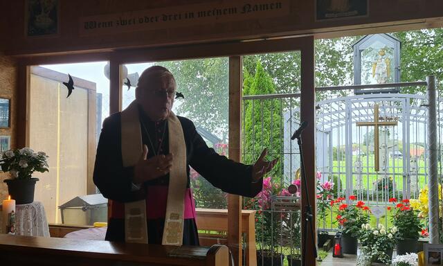 Pilgergast Bischof emer. Dr. Walter Mixa: Berg Tabor im Allgäu ...