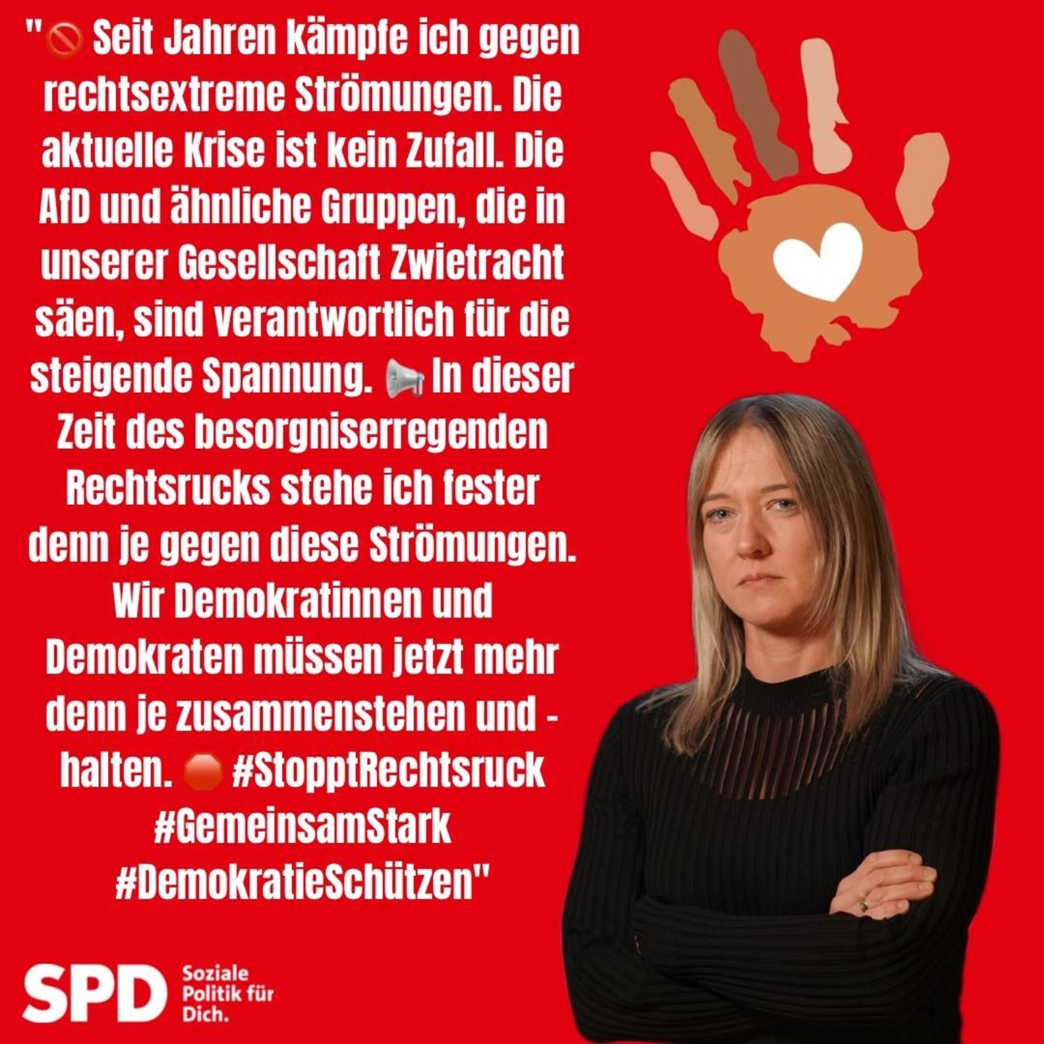 Nicole Schmidt: Rechte Kräfte haben keinen Platz in unserem politischen ...