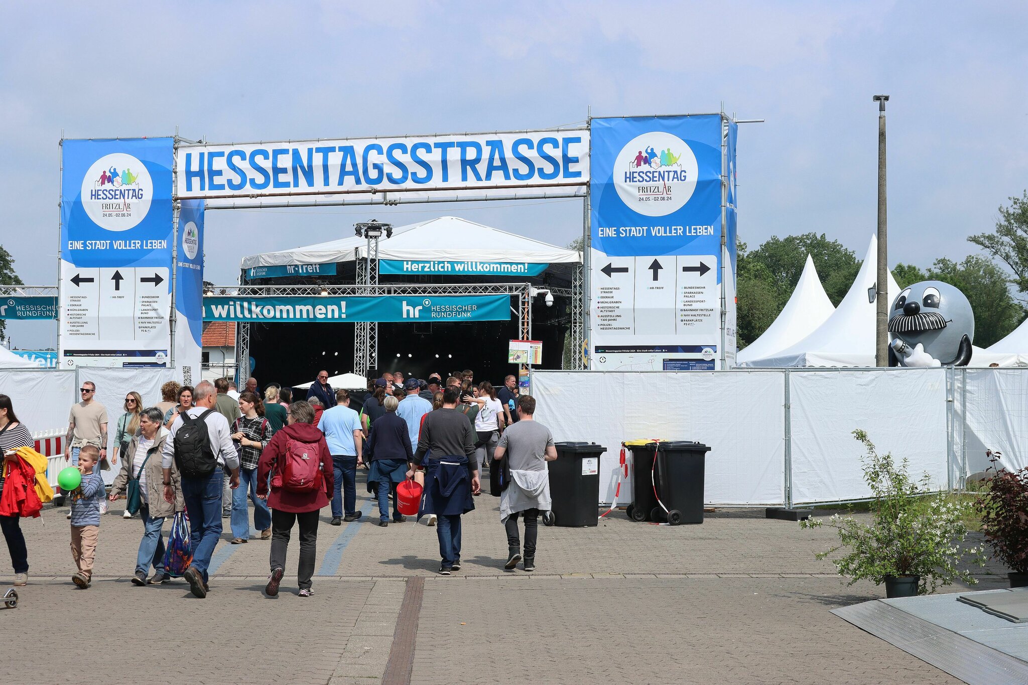 Hessentag 2024: Hessentag 2024 in Fritzlar: Beim hr-Treff - Fritzlar