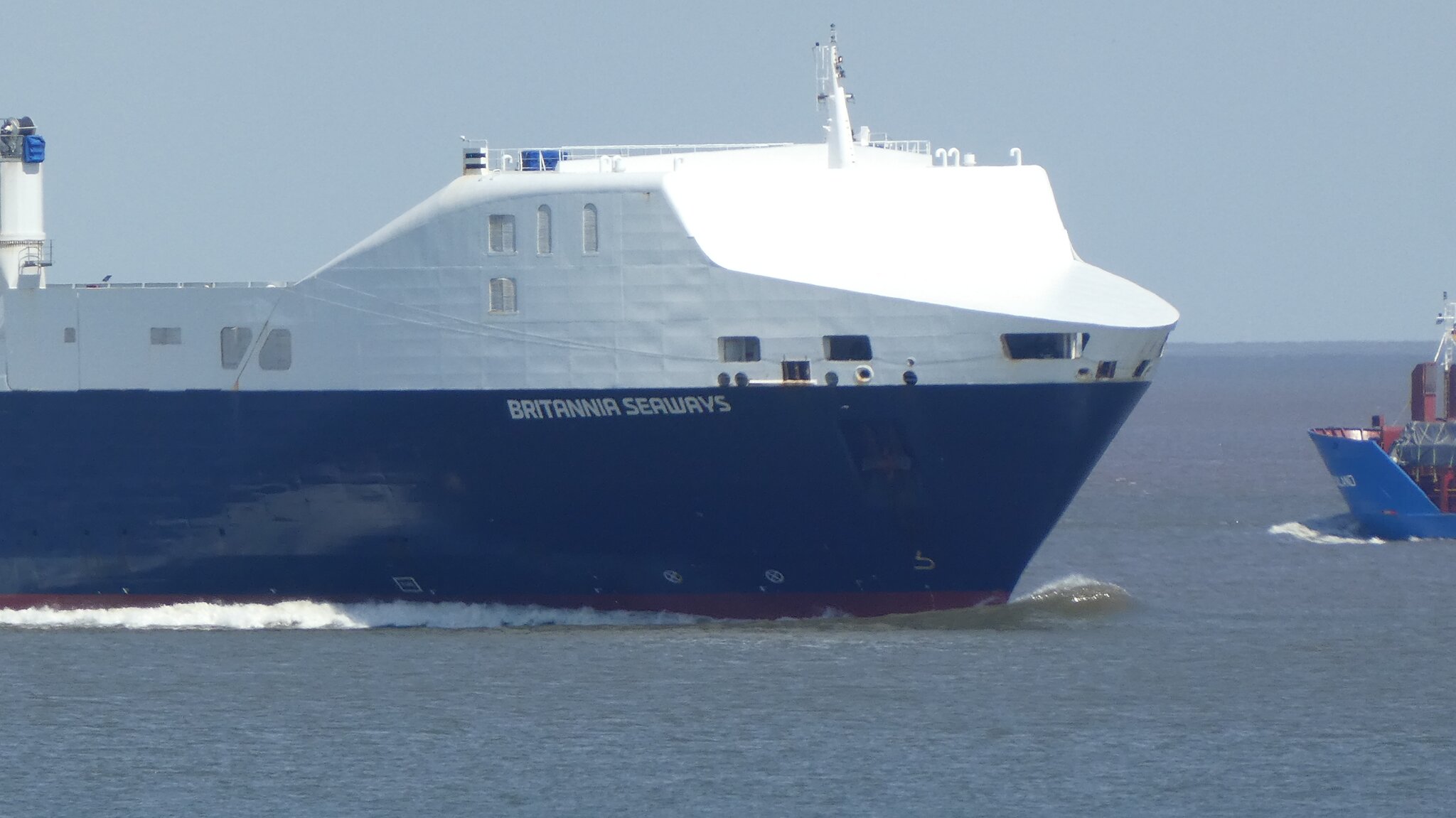 Ro-RO Schiff Britannia Seaways: Das Seeschiff Britannia Seaways vor ...