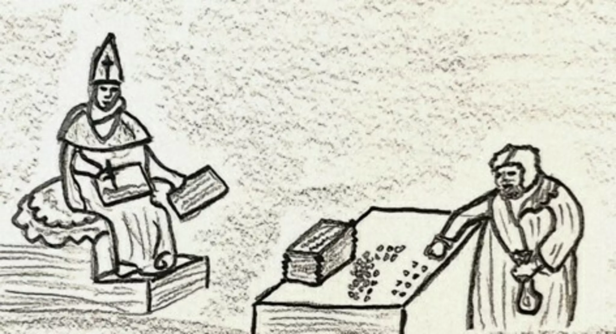 Ablaßhandel: Die Sage - Der Schneider von Hatzfeld - Hatzfeld (Eder)