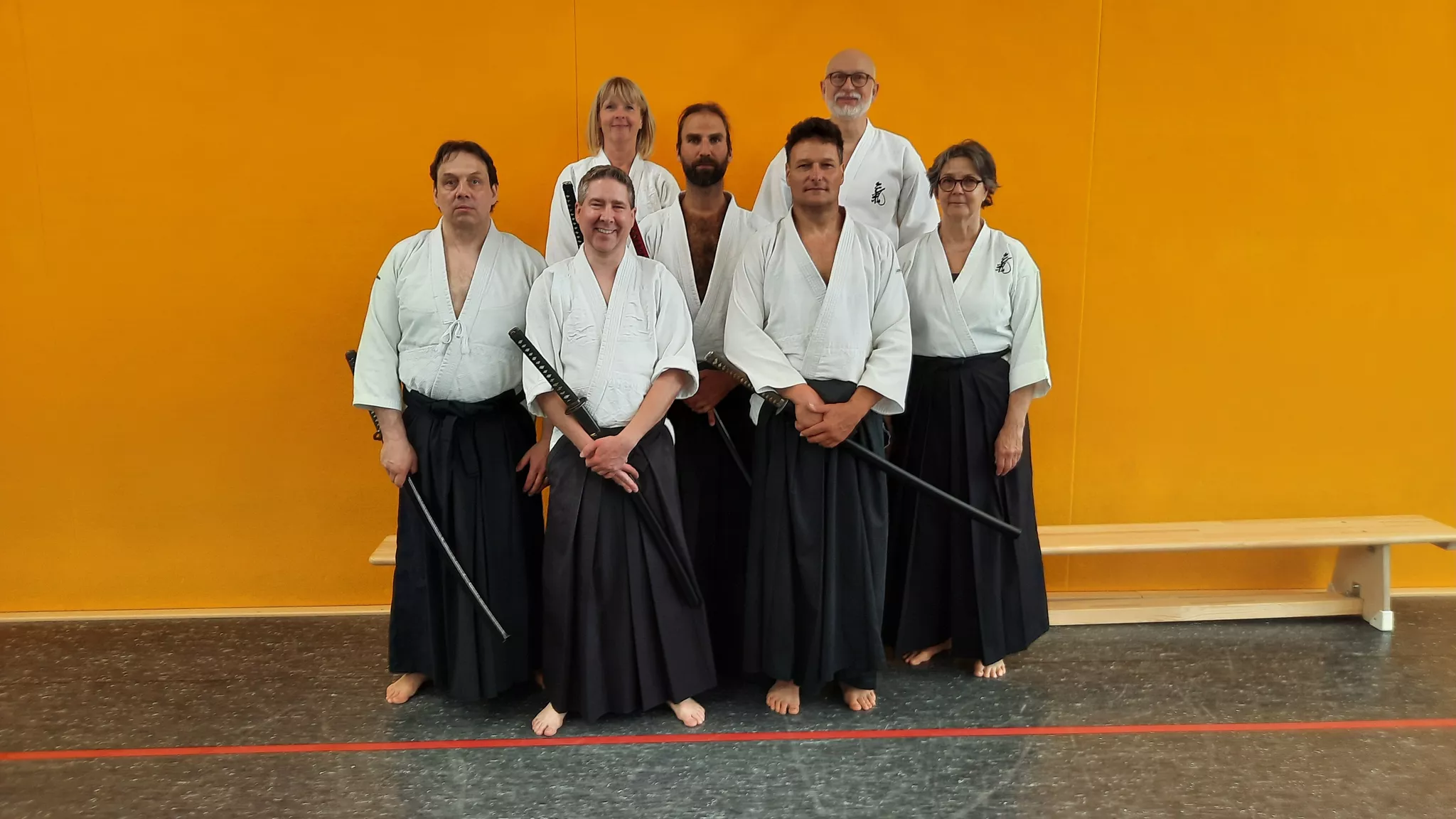 Kyushin Iaido Ken-Jutsu Kyu-Prüfung: Sehnder Iaidoka treten zur Kyu ...