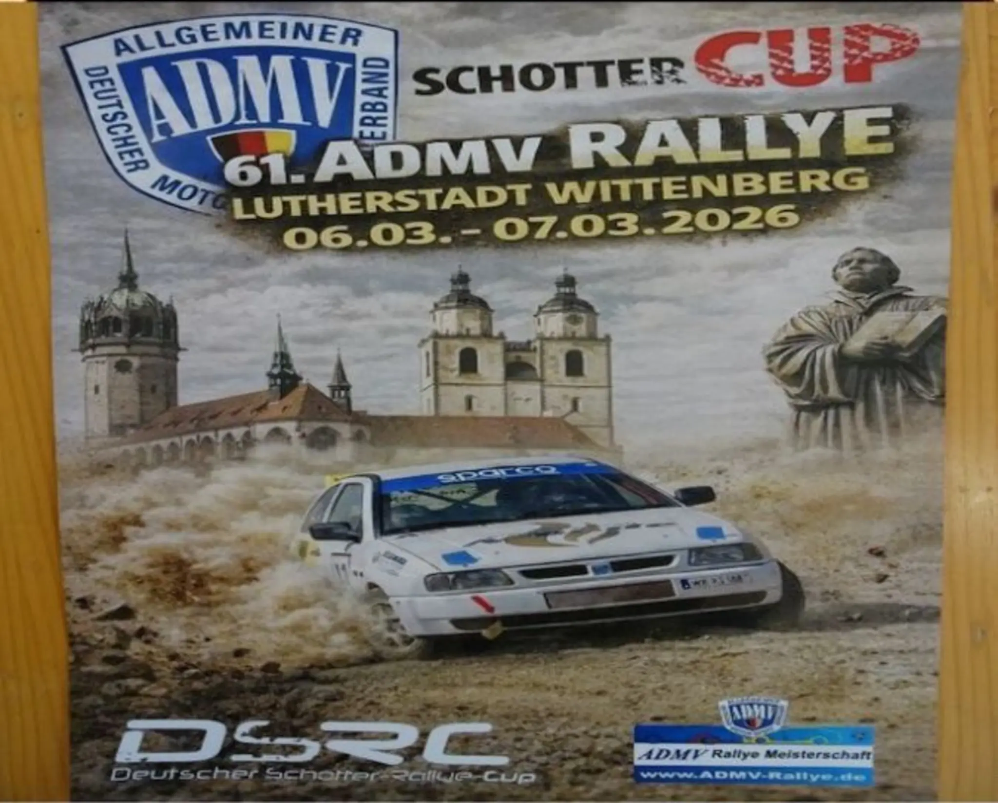Morgen 7. März 2026: Start der 61. ADMV Rallye in Wittenberg ...