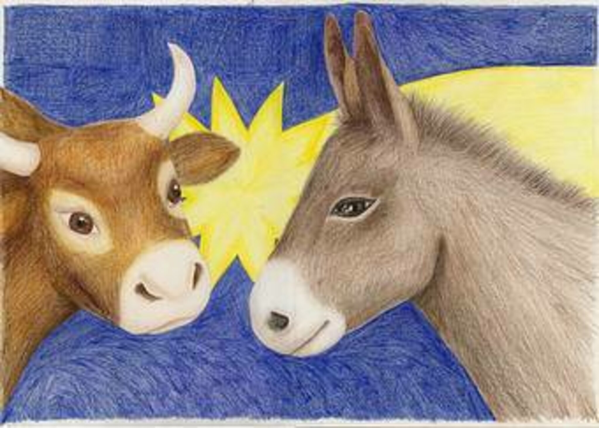 "Ox und Esel" eine tierische Weihnachtsgeschichte von Norbert Ebel