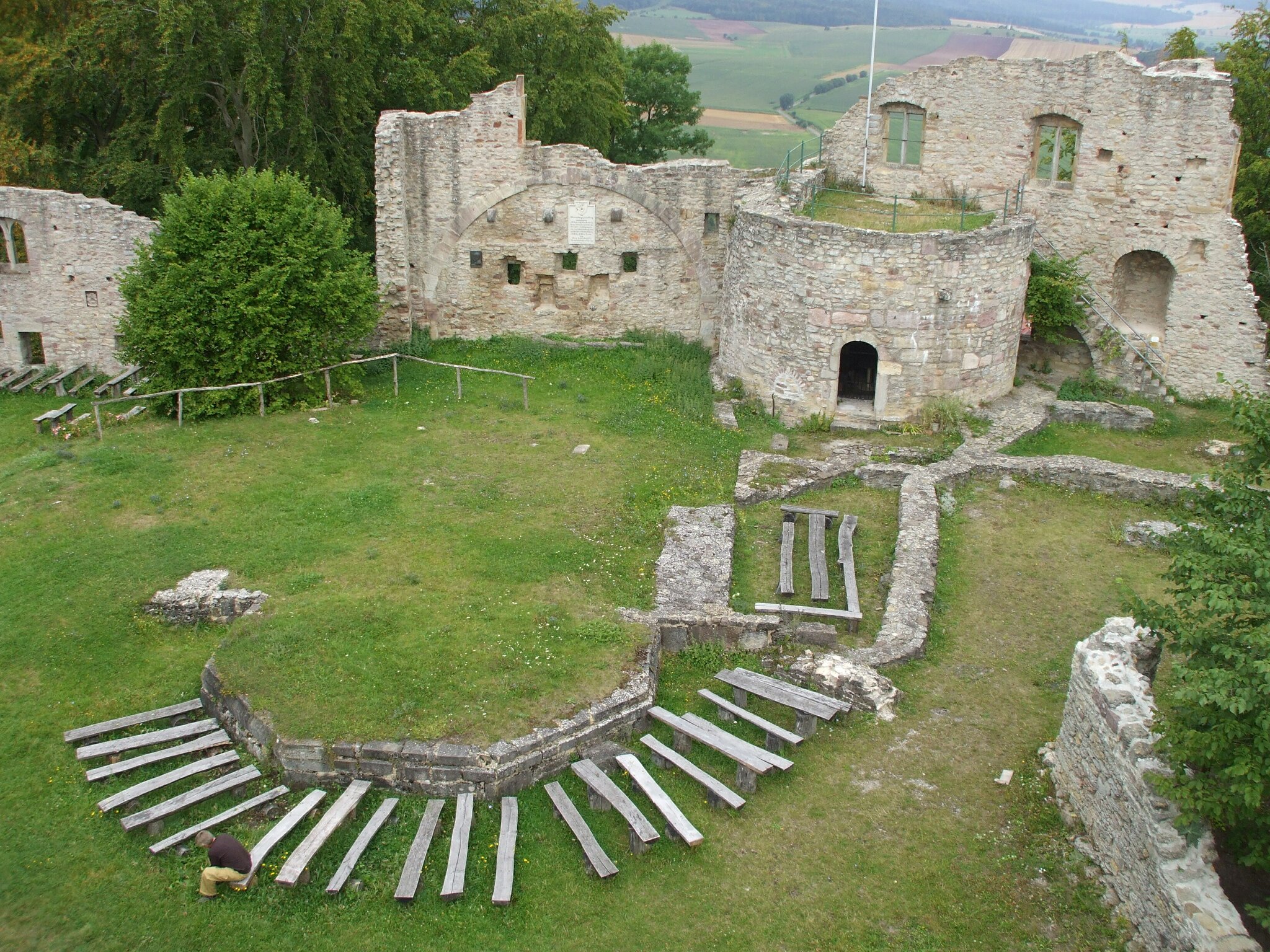 Burgruine Henneburg - Familienausflug