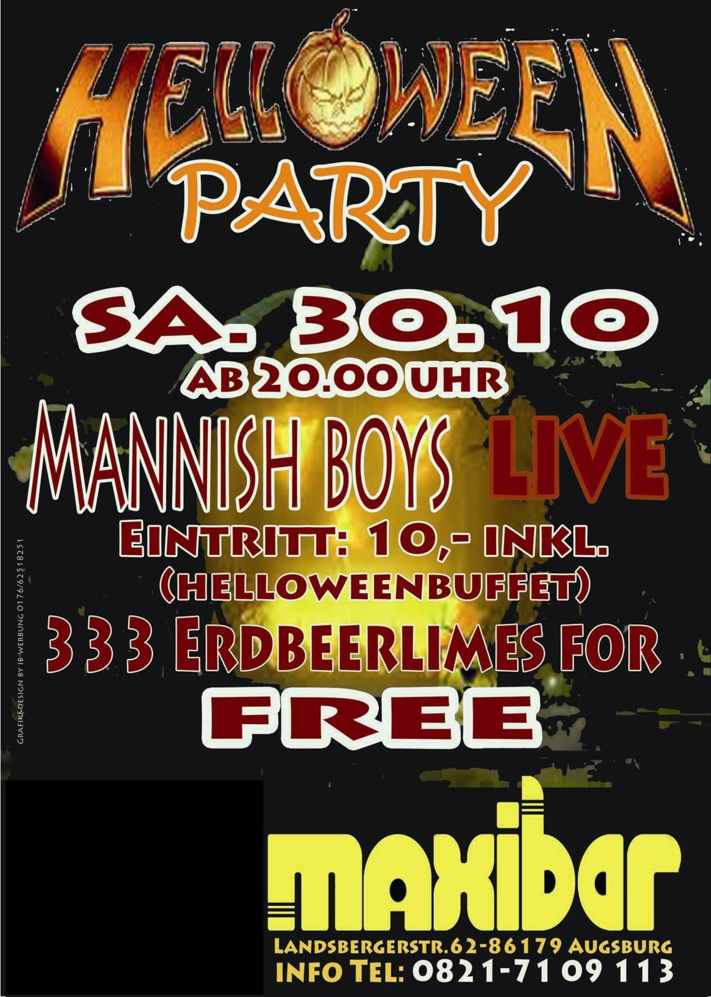 Das nächste Highlight steht in den Startlöchern - Maxibar am 30.10.2010 Halloweenparty