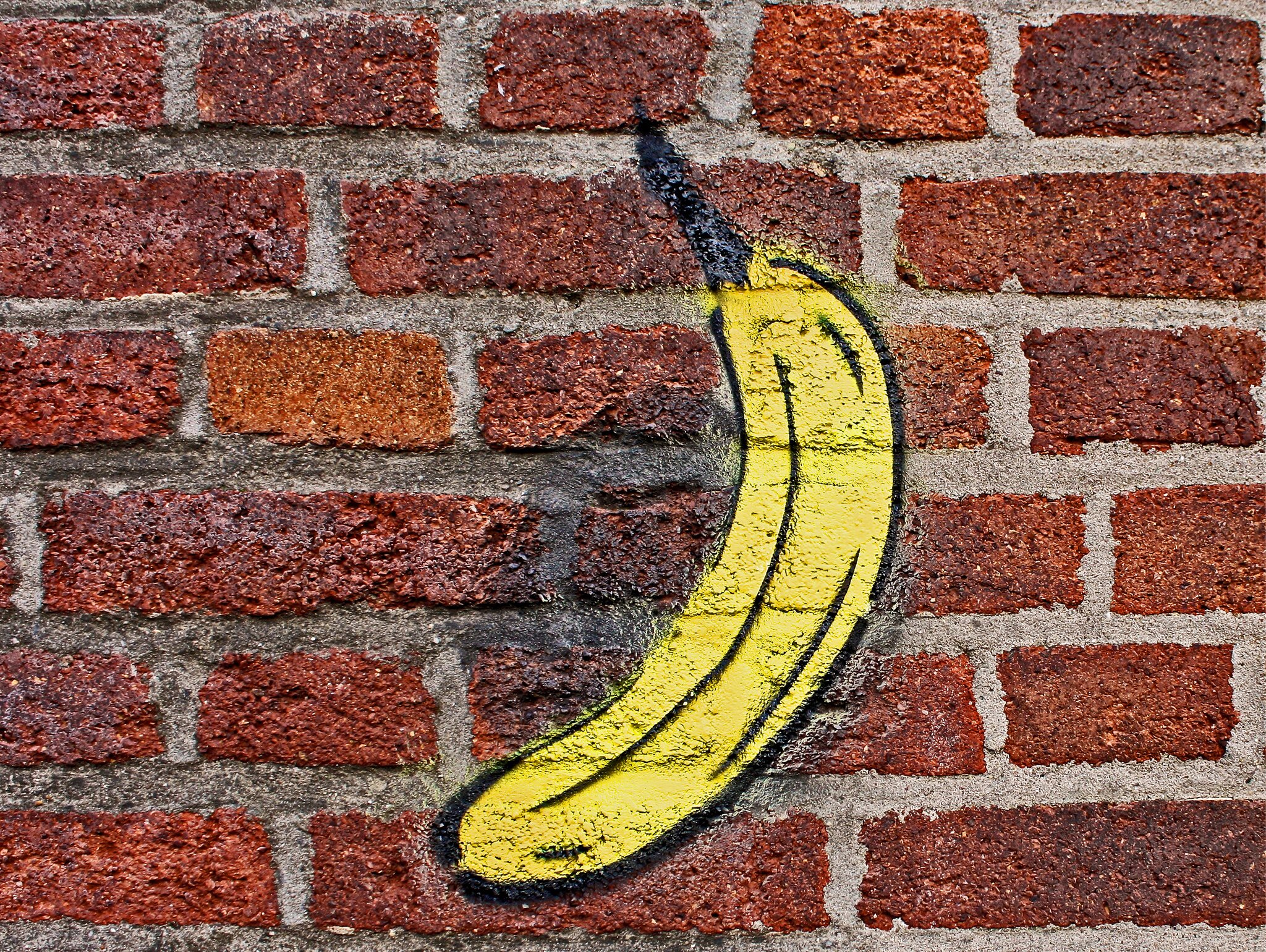 Die Banane von dem Kölner Künstler Thomas Baumgärtel.