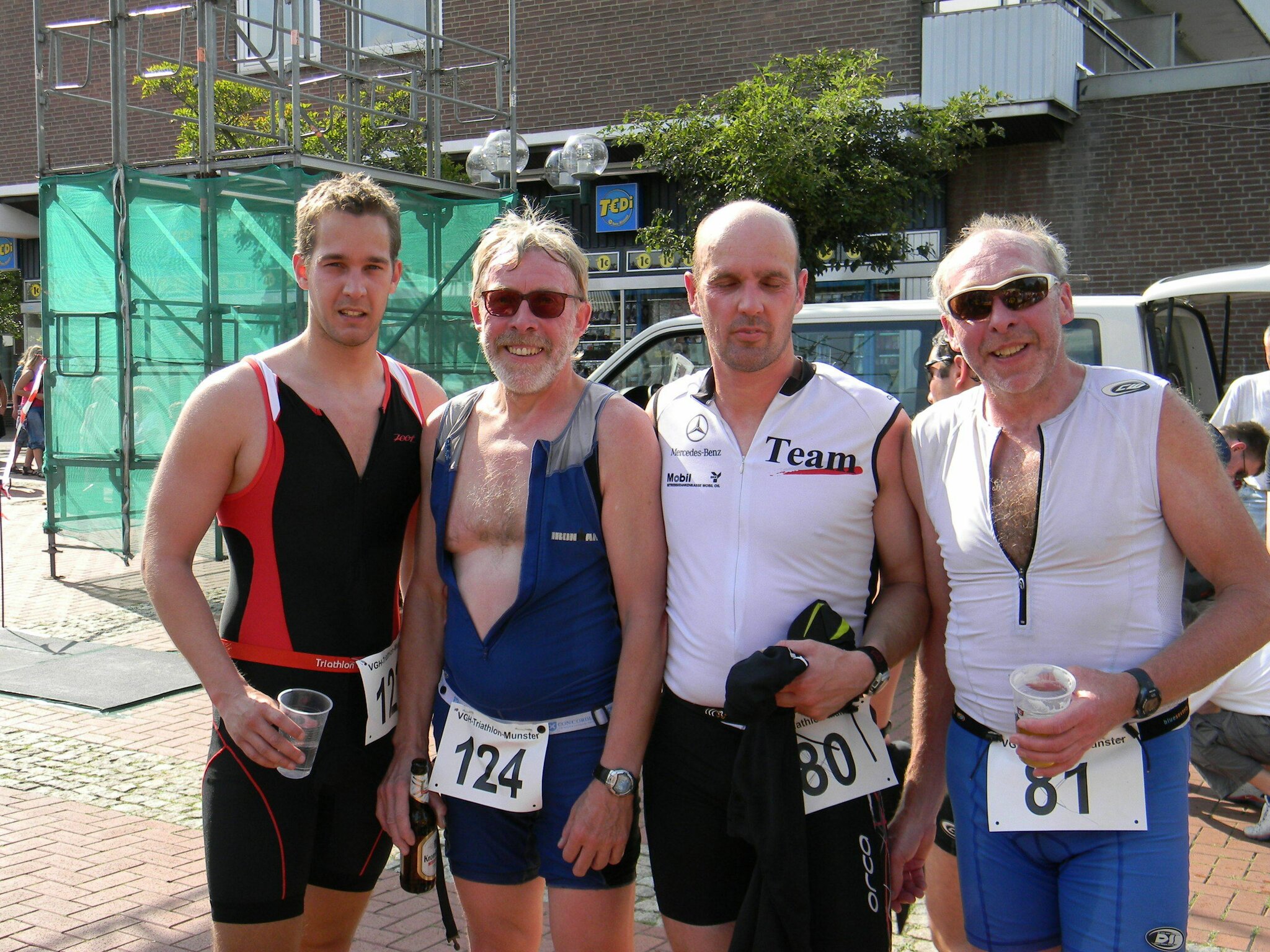 Triathlon in Munster (Heide) mit drei Herthanern