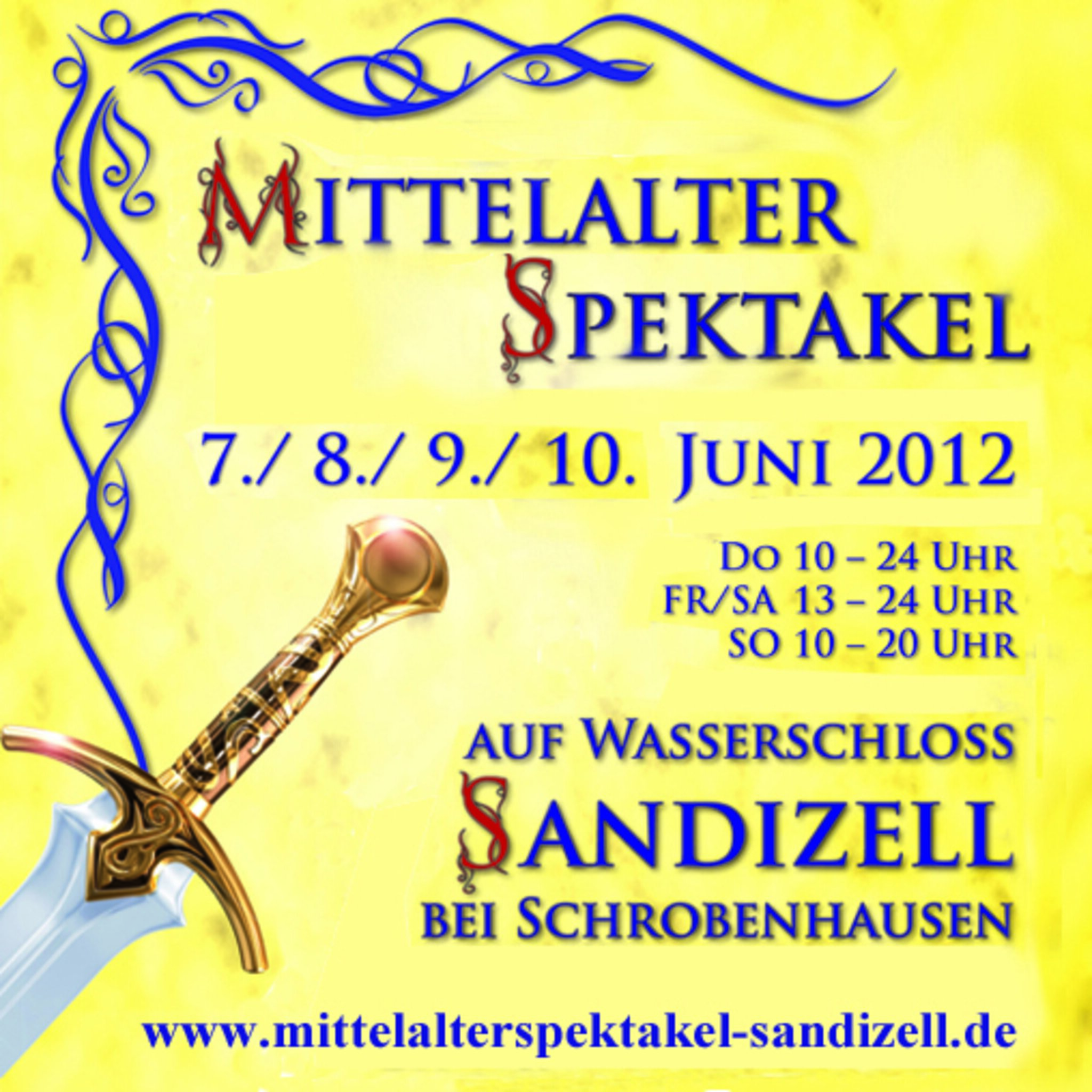 Mittelalterspektakel auf Wasserschloss Sandizell bei Schrobenhausen 7 ...