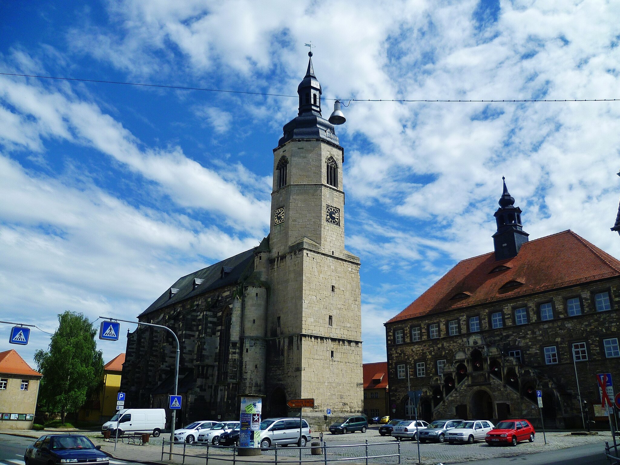 Die Stadtkirche St.Marien in Laucha an der Unstrut