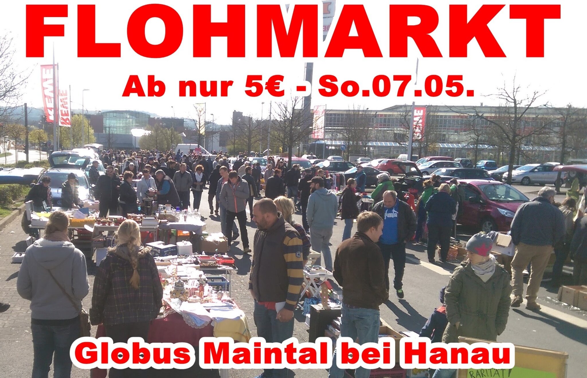 FLOHMARKT ab nur 5€/m in Maintal bei Hanau