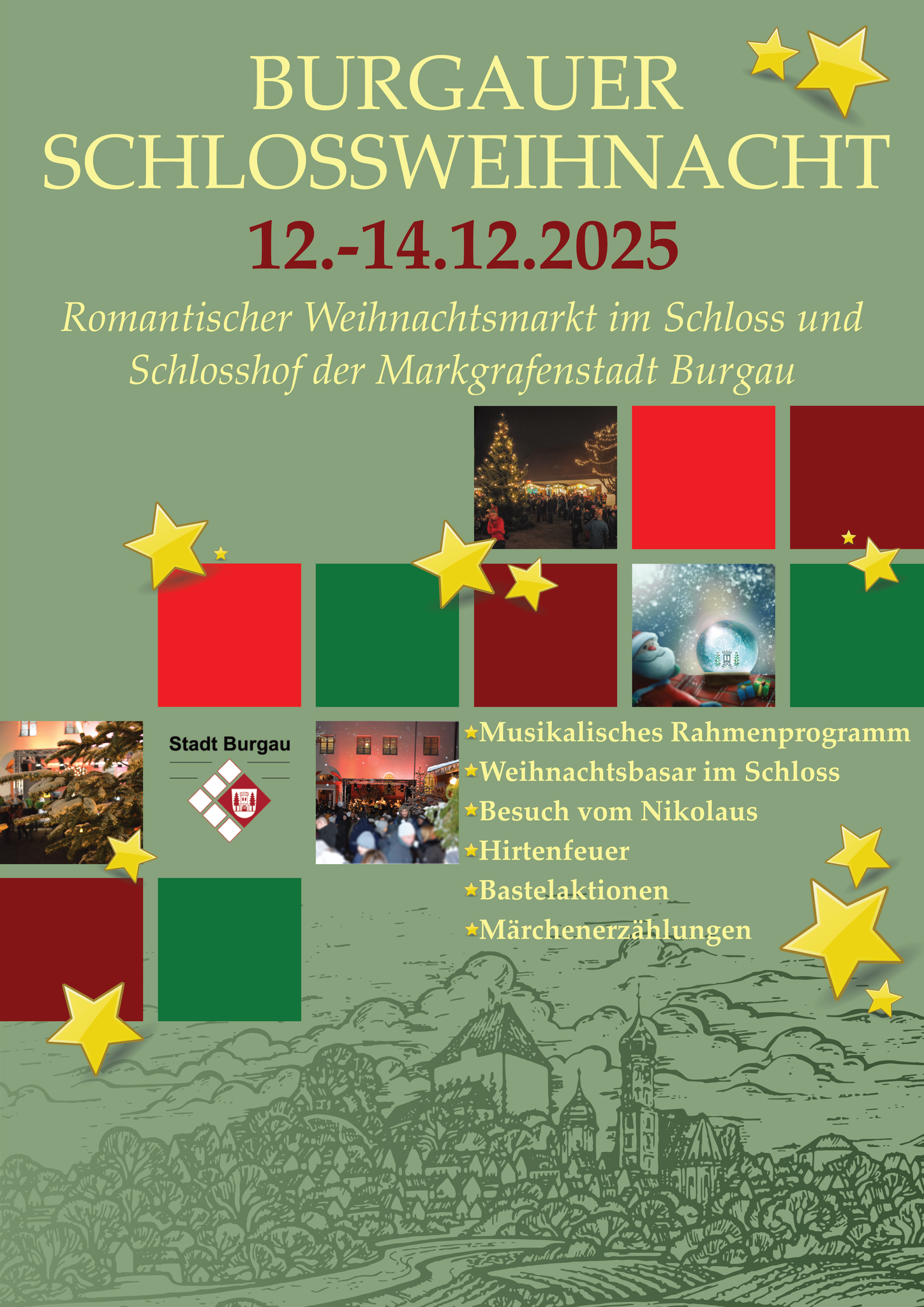 20. Burgauer Schlossweihnacht vom 12. bis 14. Dezember 2025