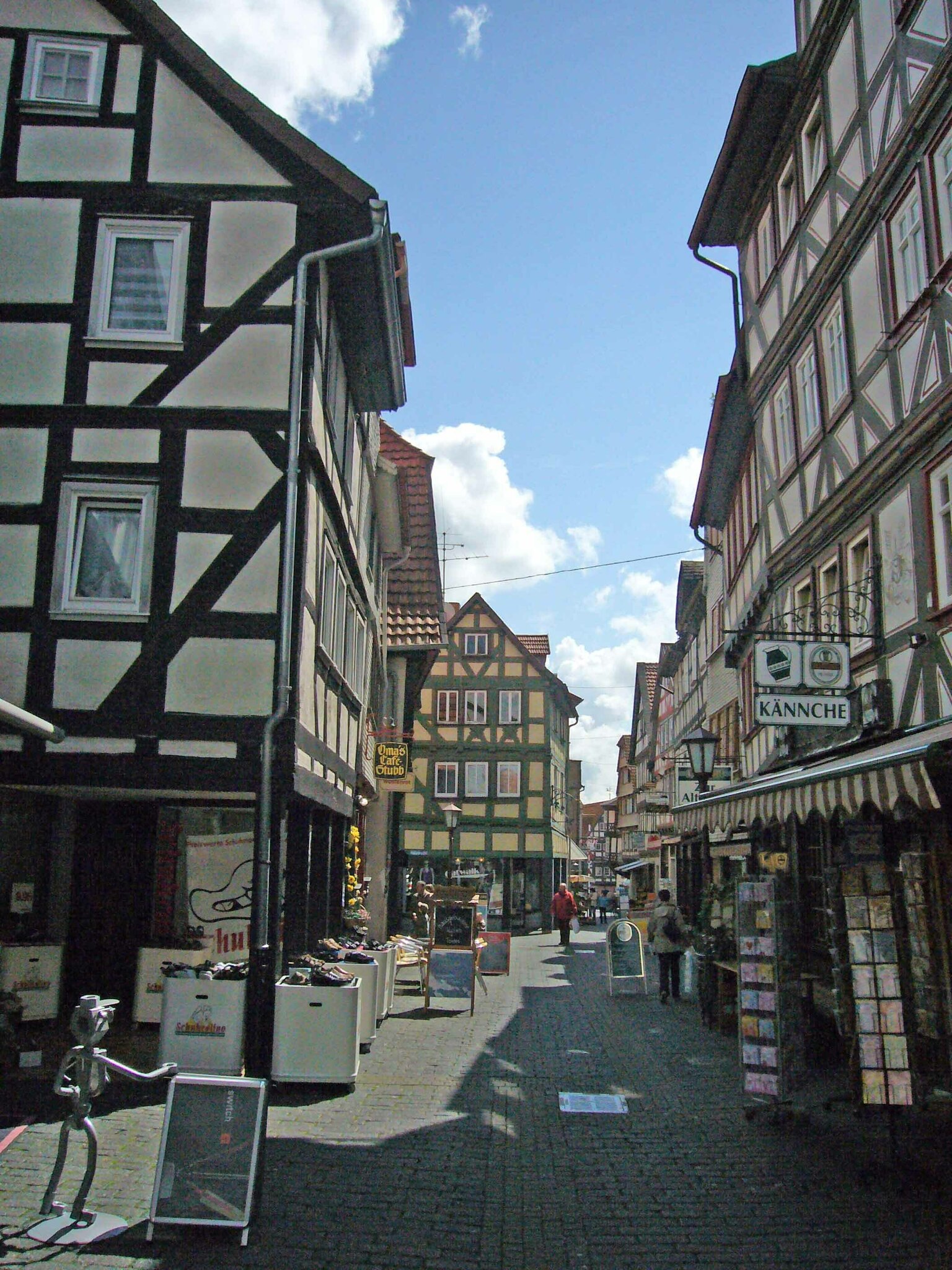 Fußgängerzone in Alsfeld