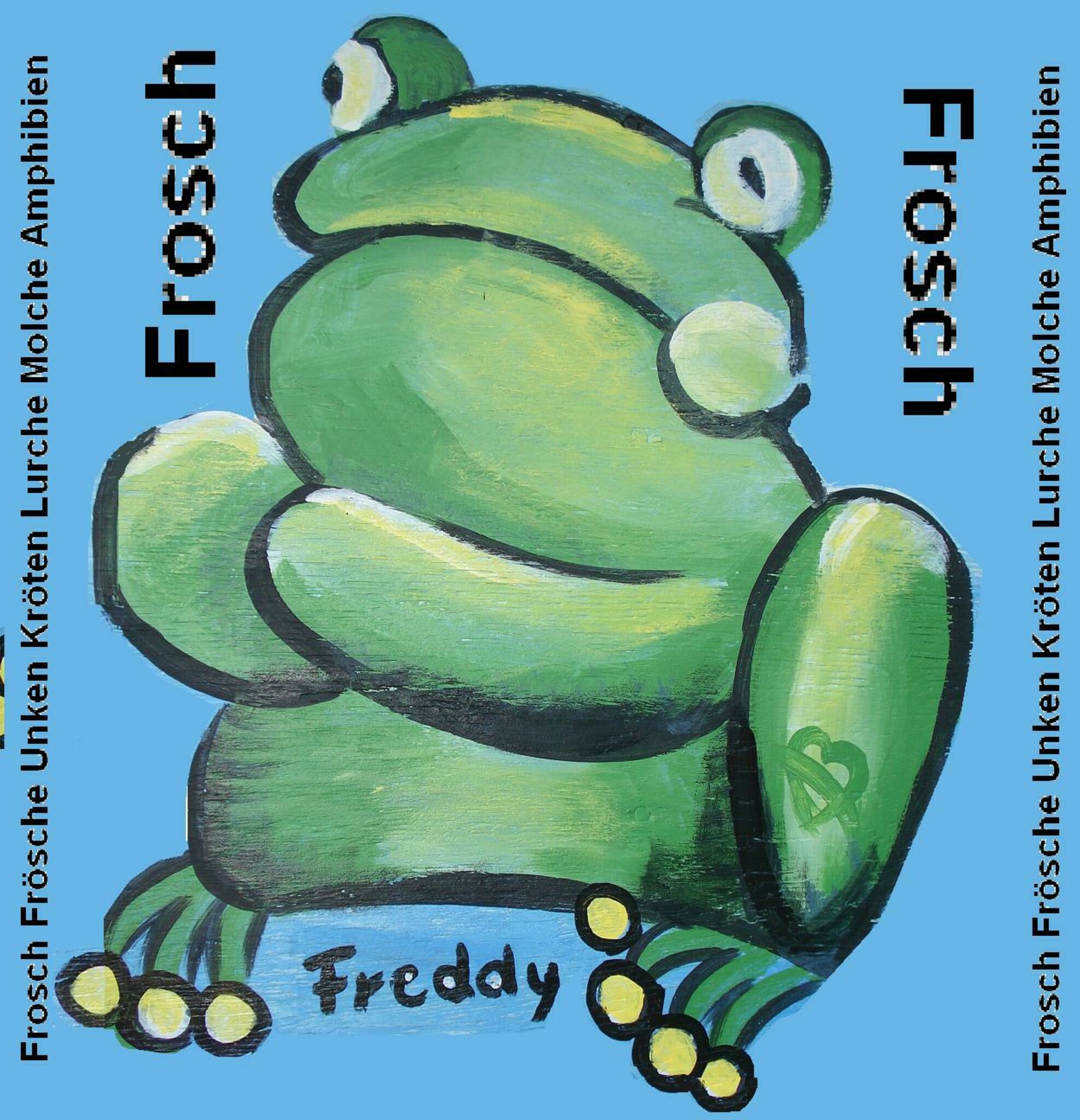 Freddy der Frosch lädt ein > Gruppe Frosch Frösche Unken Kröten Lurche ...