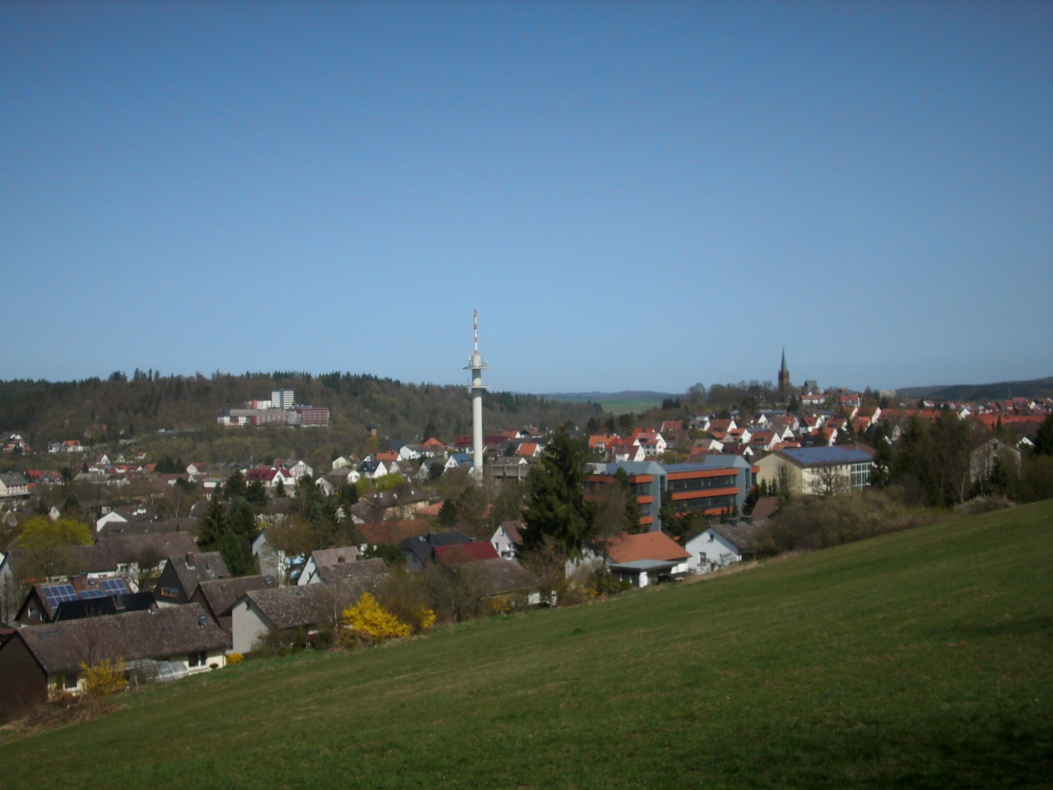 Frankenberg im Frühling