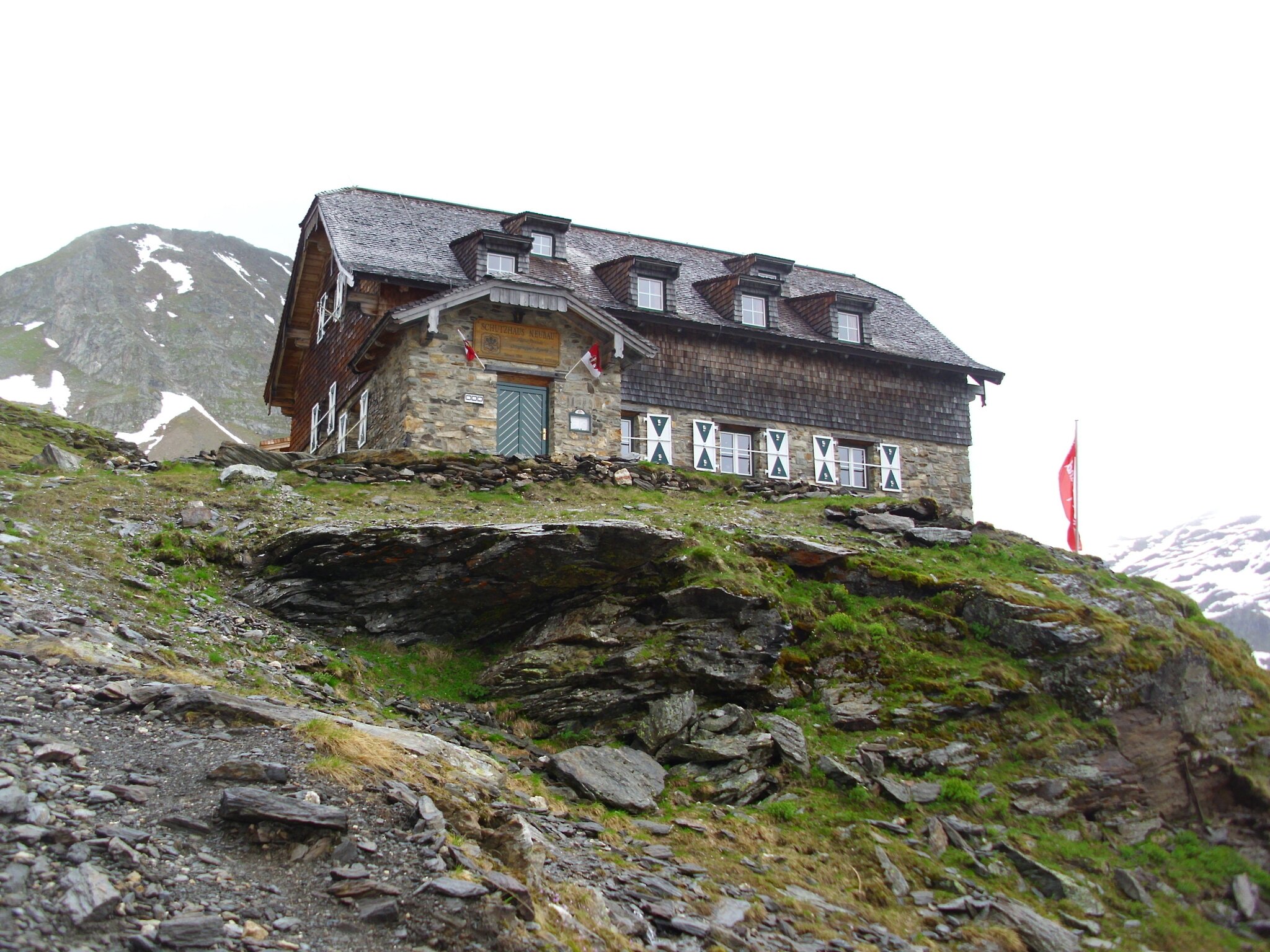 Schutzhaus Neubau in Kolm Saigurn, Raurisertal