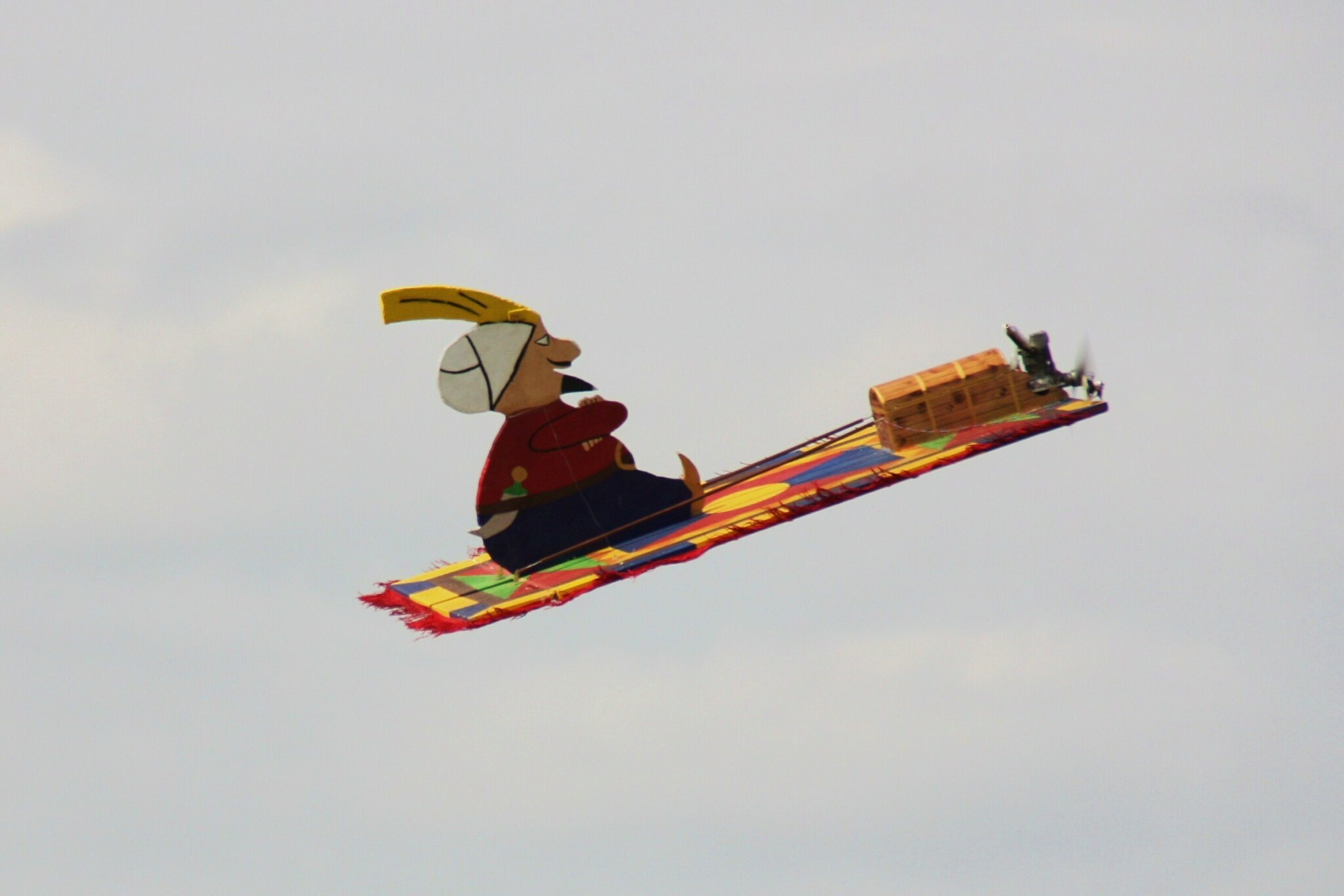 Bürgerreporter ,,Ali Baba" mit fliegendem Teppich!!!