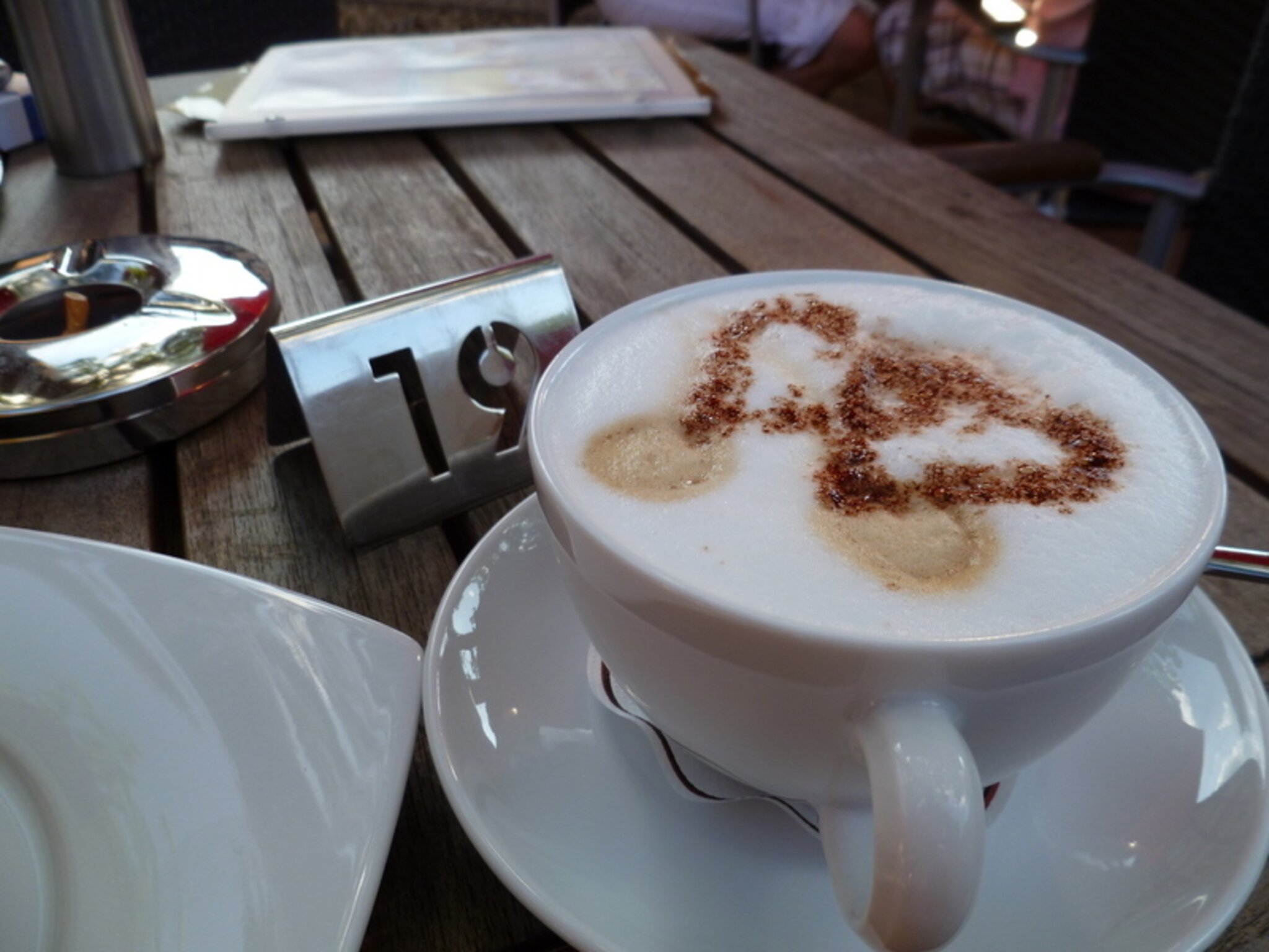 Cappuccino mit Herz!