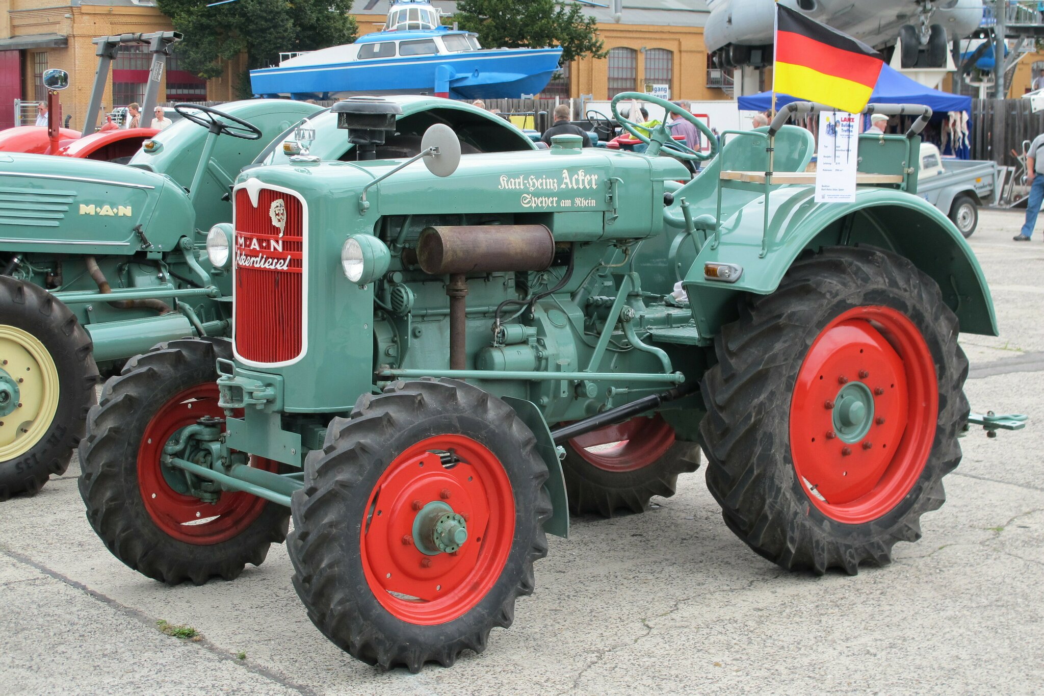 oldtimer - MAN traktor baujahr 1922