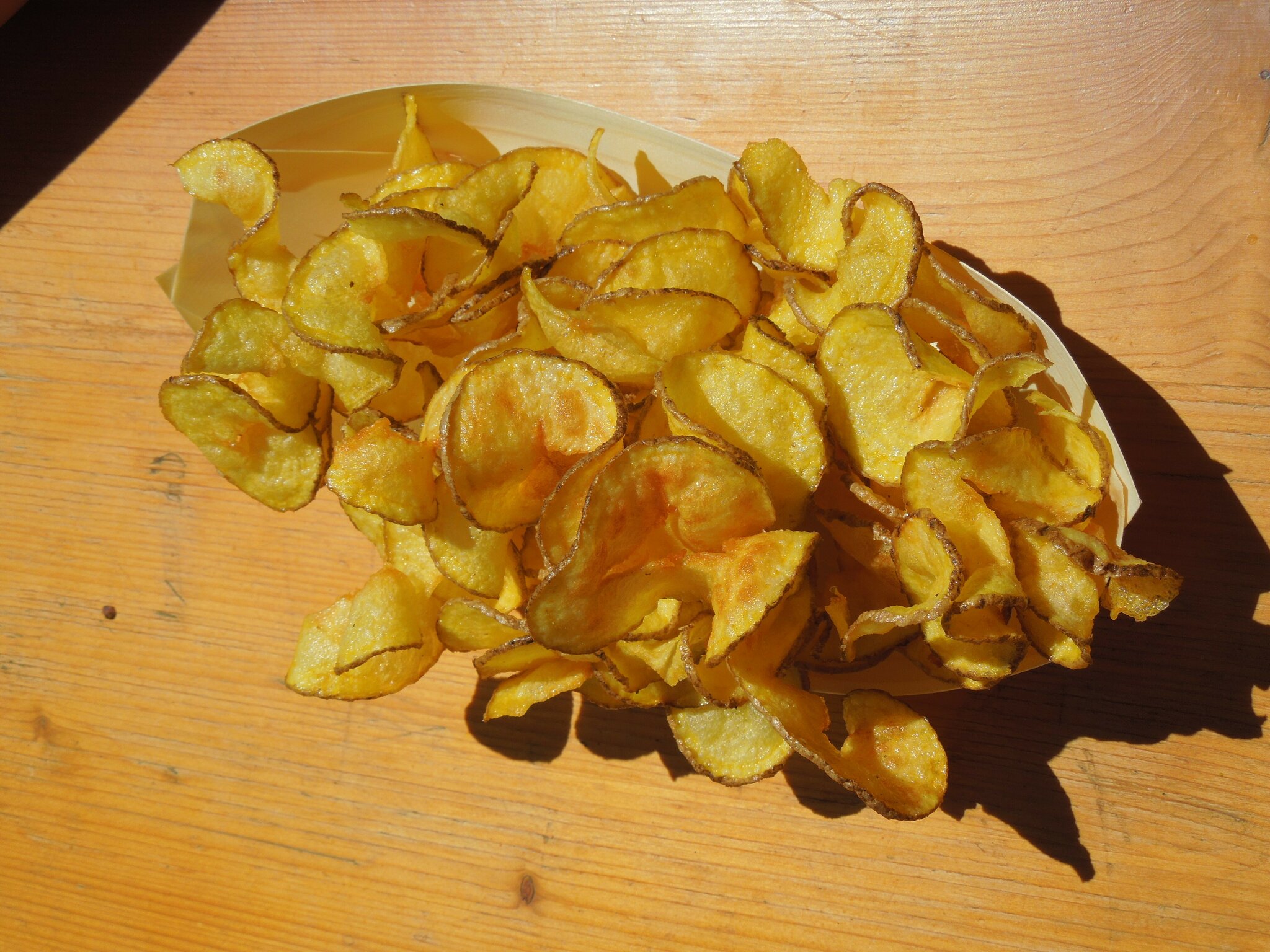 Frische, leckere Kartoffelchips