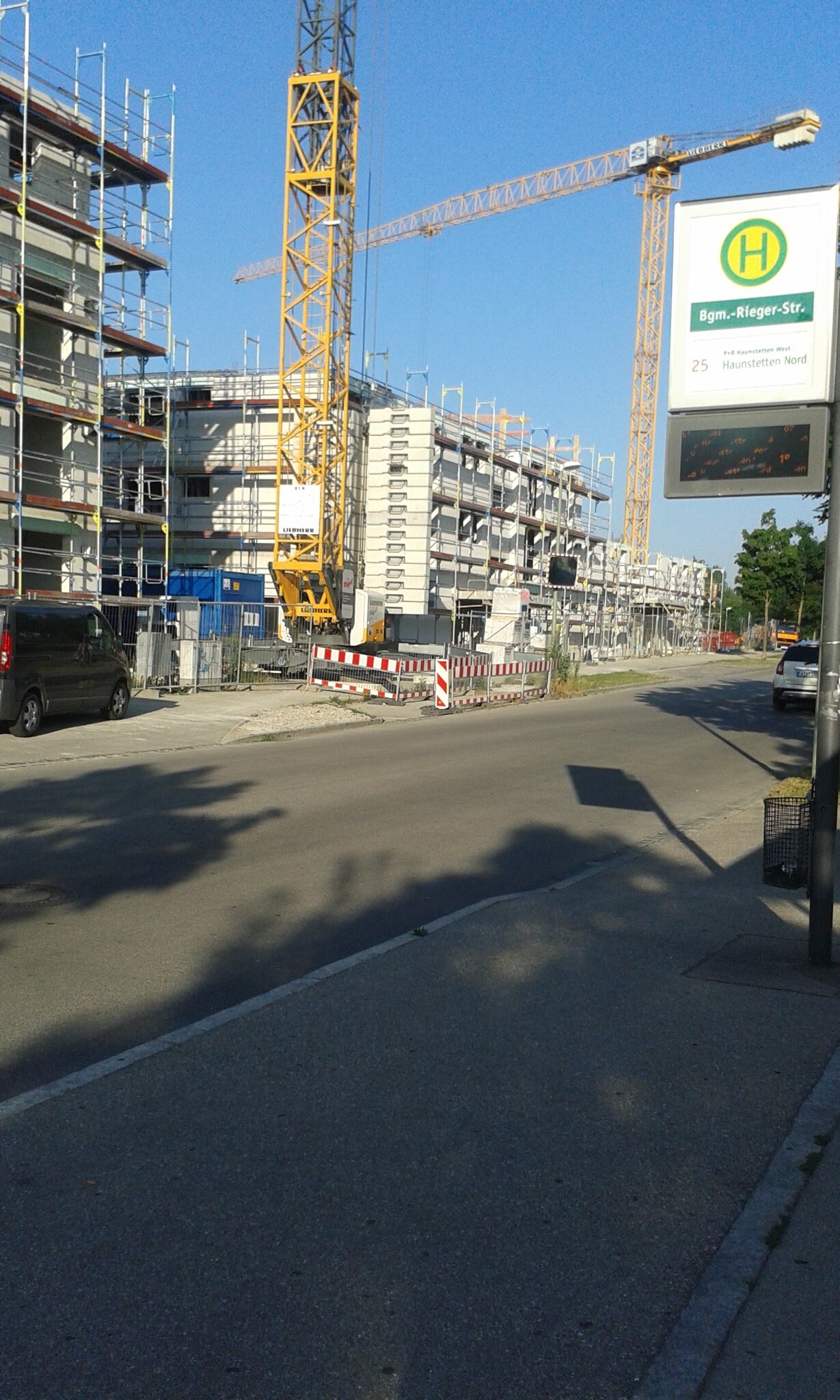 An der Bürgermeister Rieger Strasse entsteht das neue Stadtquartier Süd ...