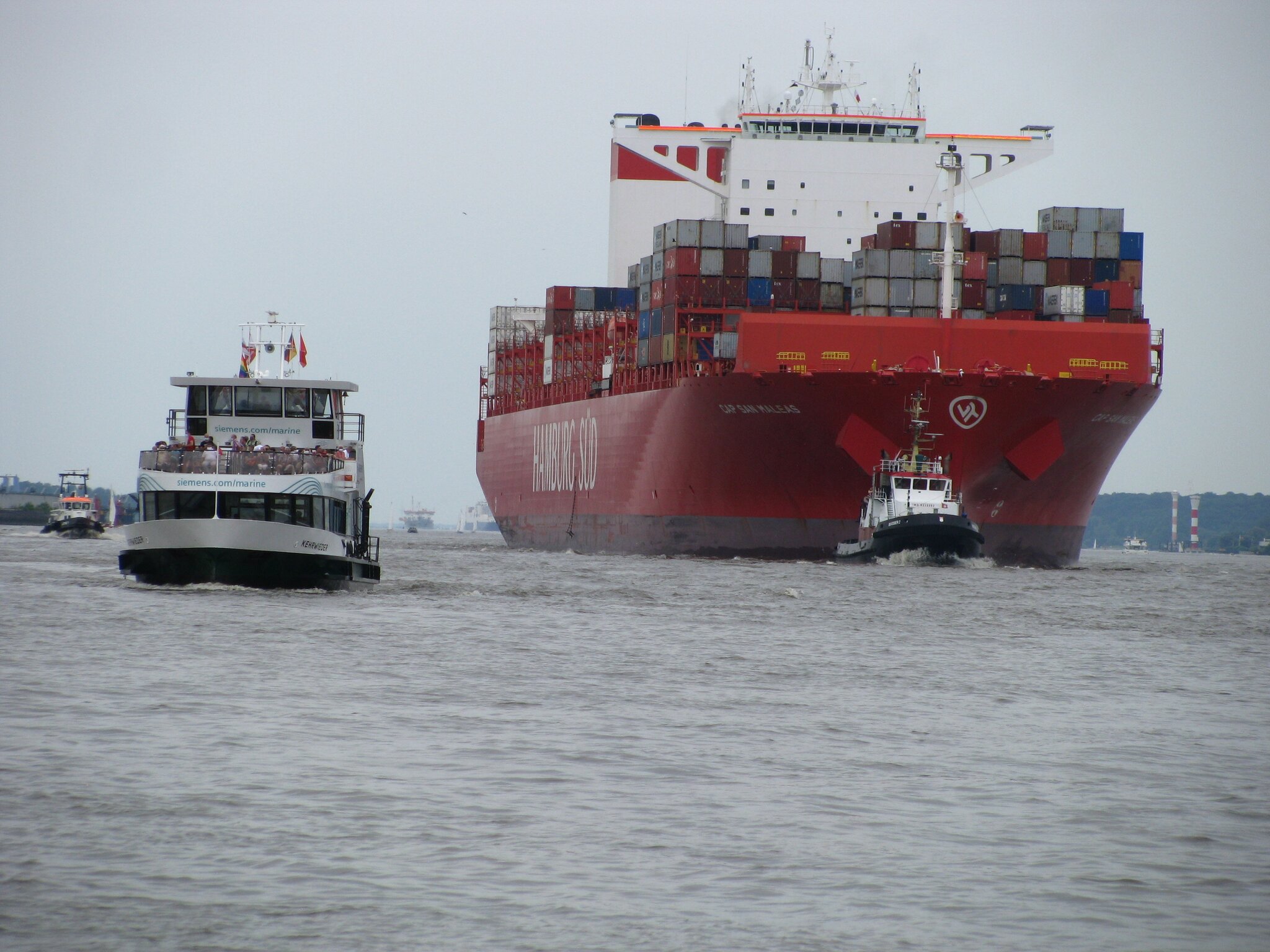 Für Silke aus Erfurt, das Containerschiff CAP-- SAN -- MALEAS